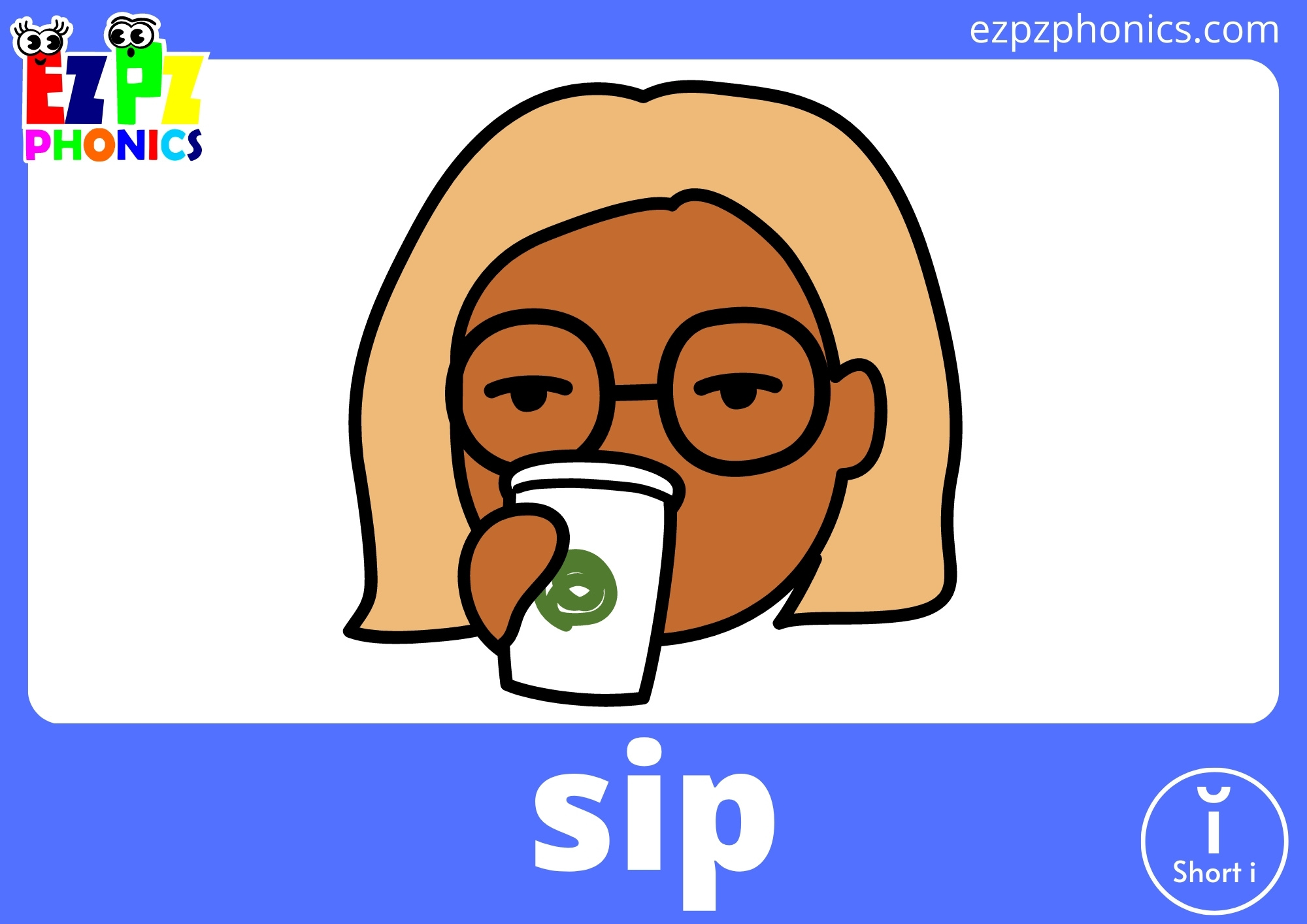 I Short Vowel CVC Words Flashcards - ezpzphonics.com