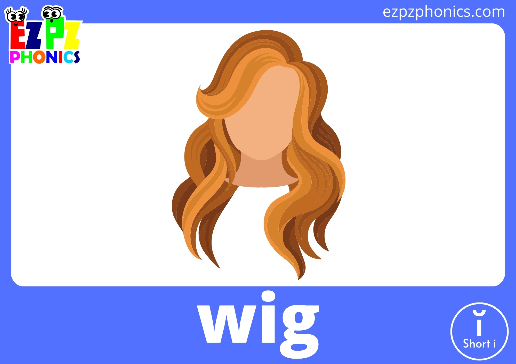 I Short Vowel CVC Words Flashcards - ezpzphonics.com