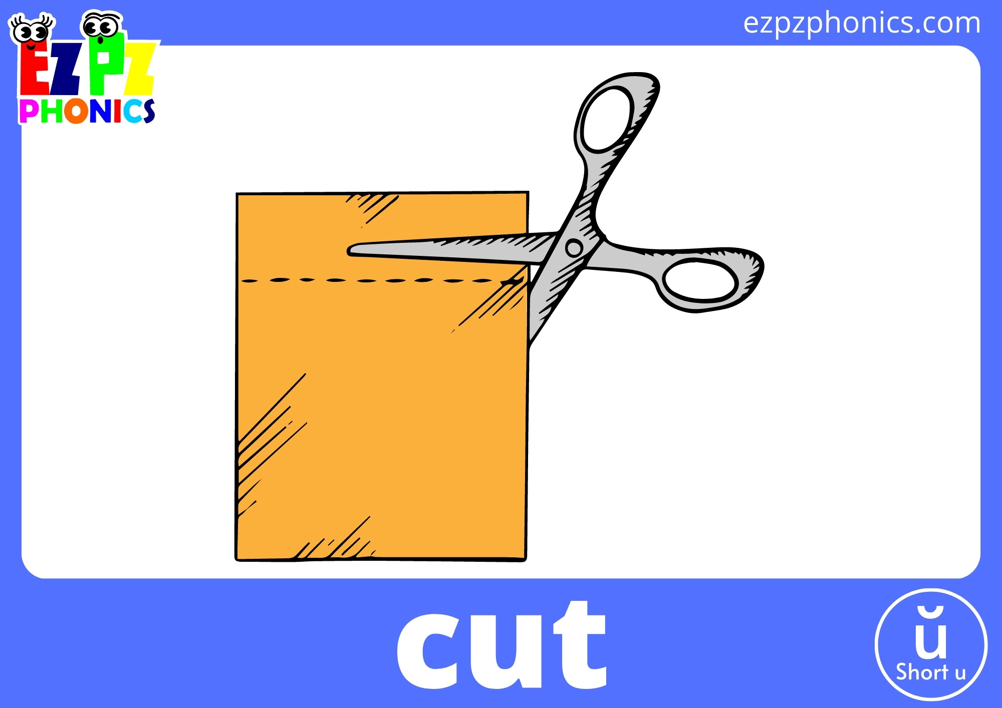 U Short Vowel CVC Words Flashcards Free PDF Download or View Online ...