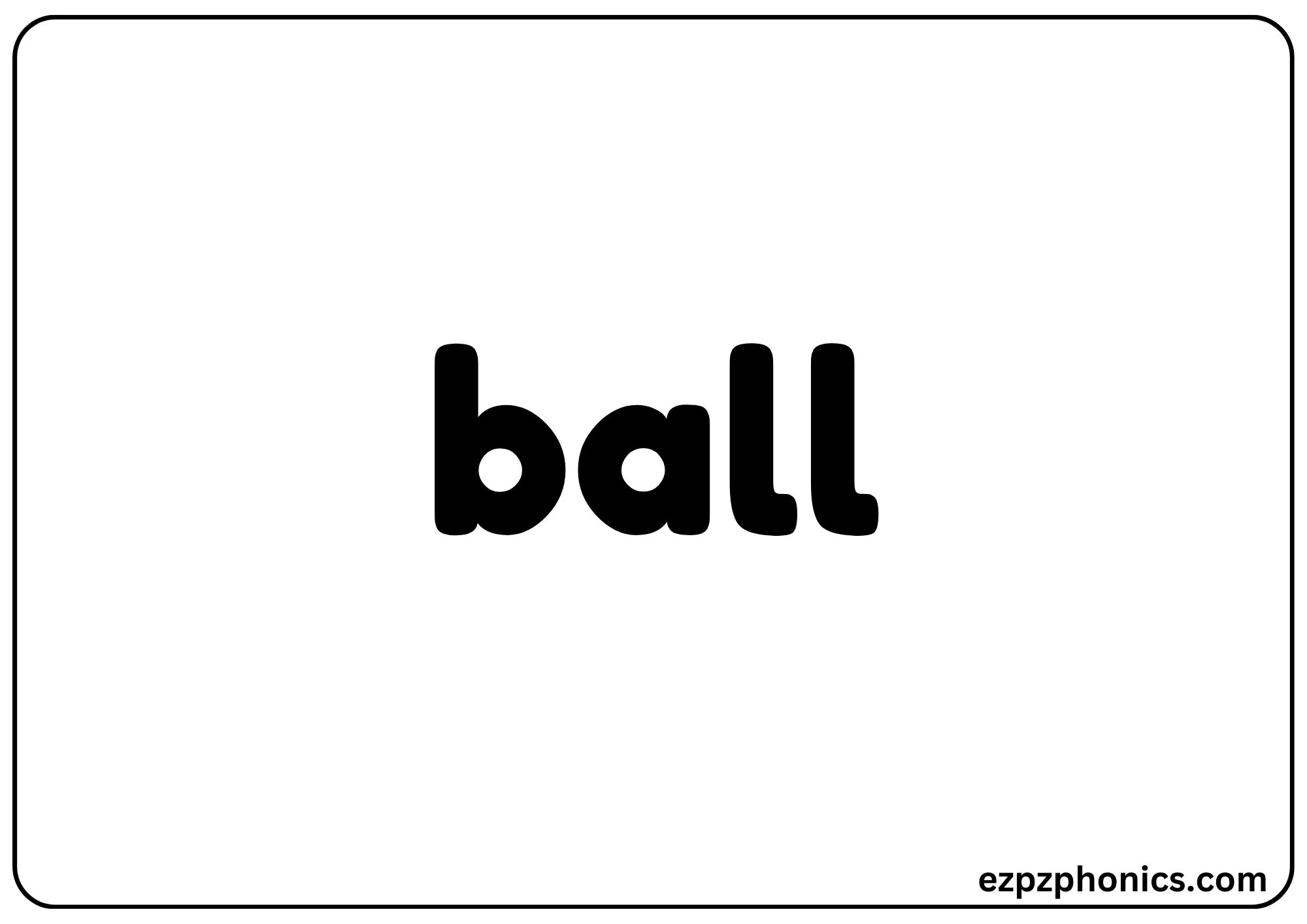 Letter B Free Kindergarten Phonics Alphabet Letter Sounds Flashcards ...