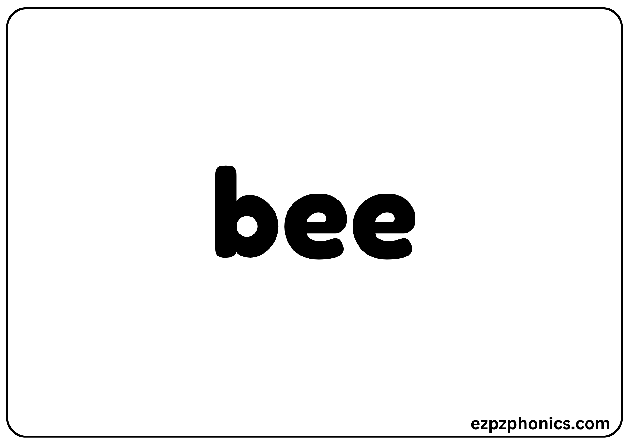 Letter B Free Kindergarten Phonics Alphabet Letter Sounds Flashcards ...