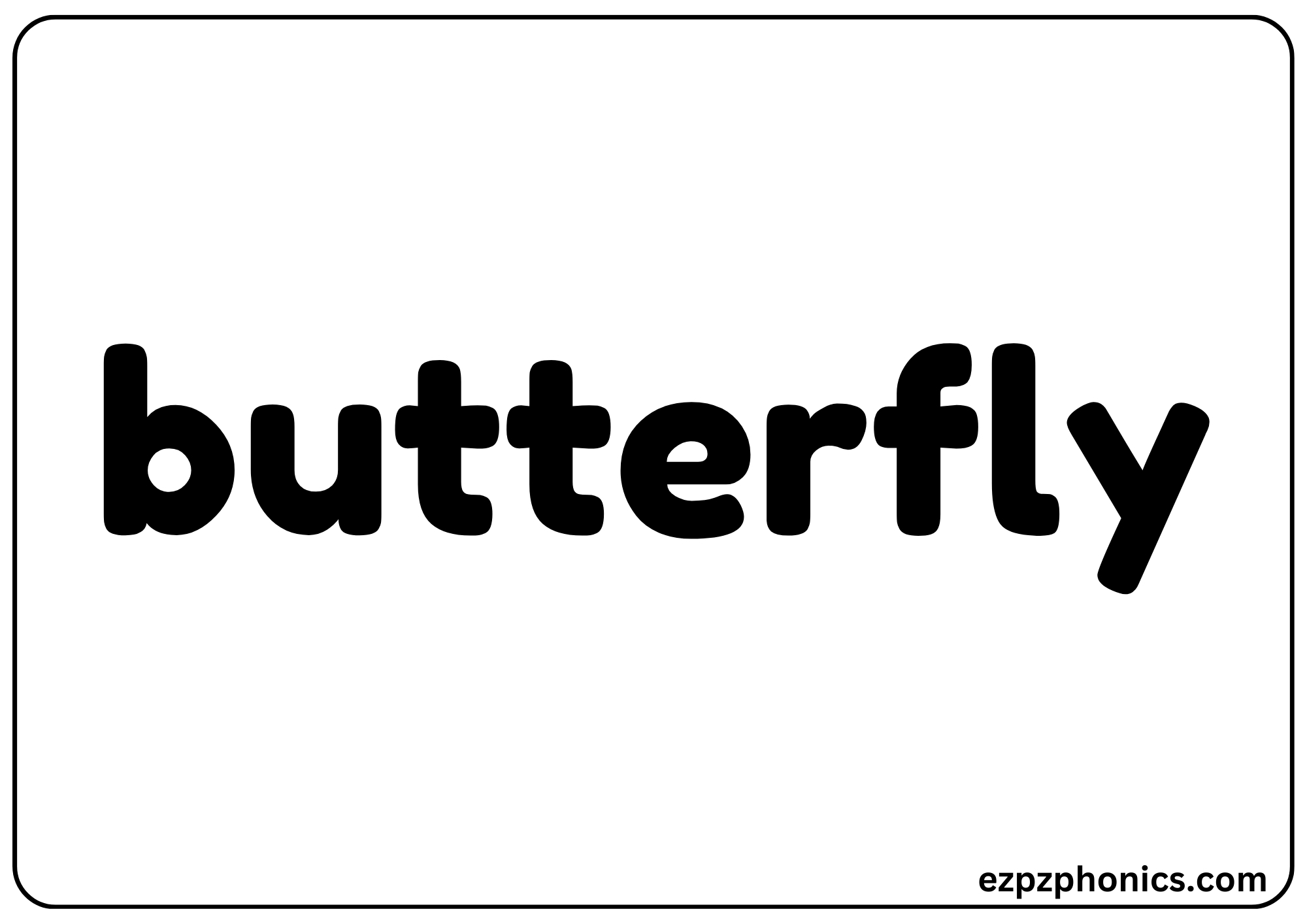 Letter B Free Kindergarten Phonics Alphabet Letter Sounds Flashcards ...