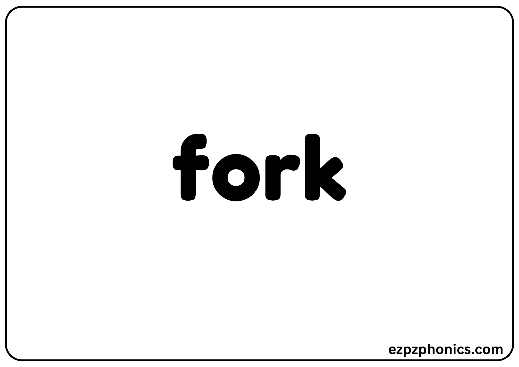 Letter F Free Kindergarten Phonics Alphabet Letter Sounds Flashcards ...