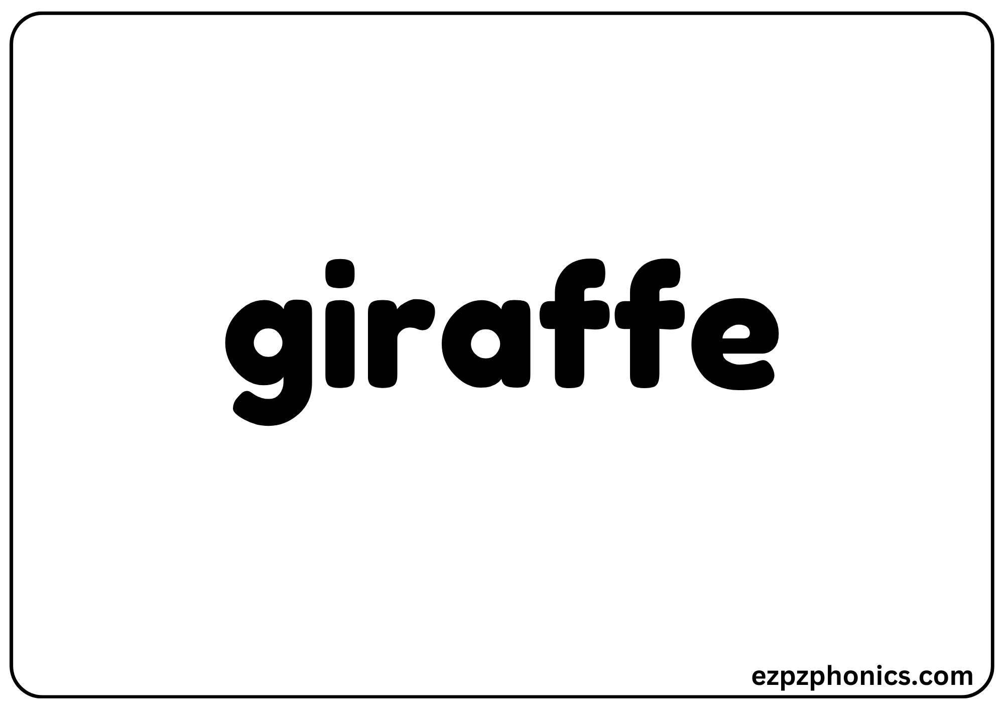 Letter G Free Kindergarten Phonics Alphabet Letter Sounds Flashcards ...