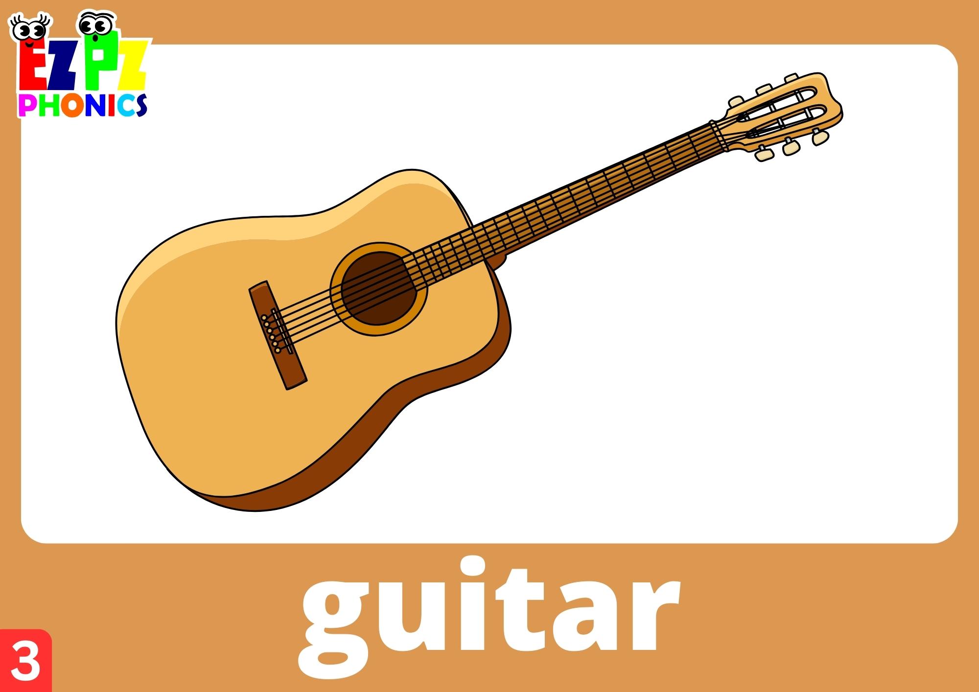 Letter Gg Words Phonics Flashcards with Images and Words Free Printable ...