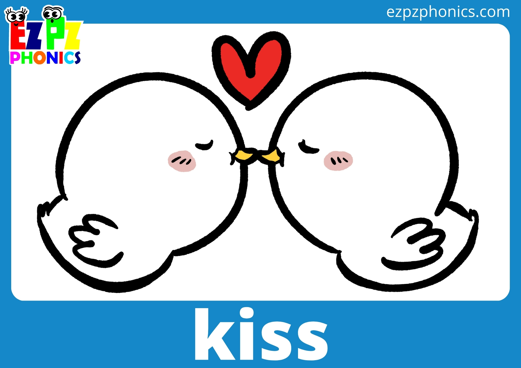 K Beginning Sound Flashcard - ezpzphonics.com