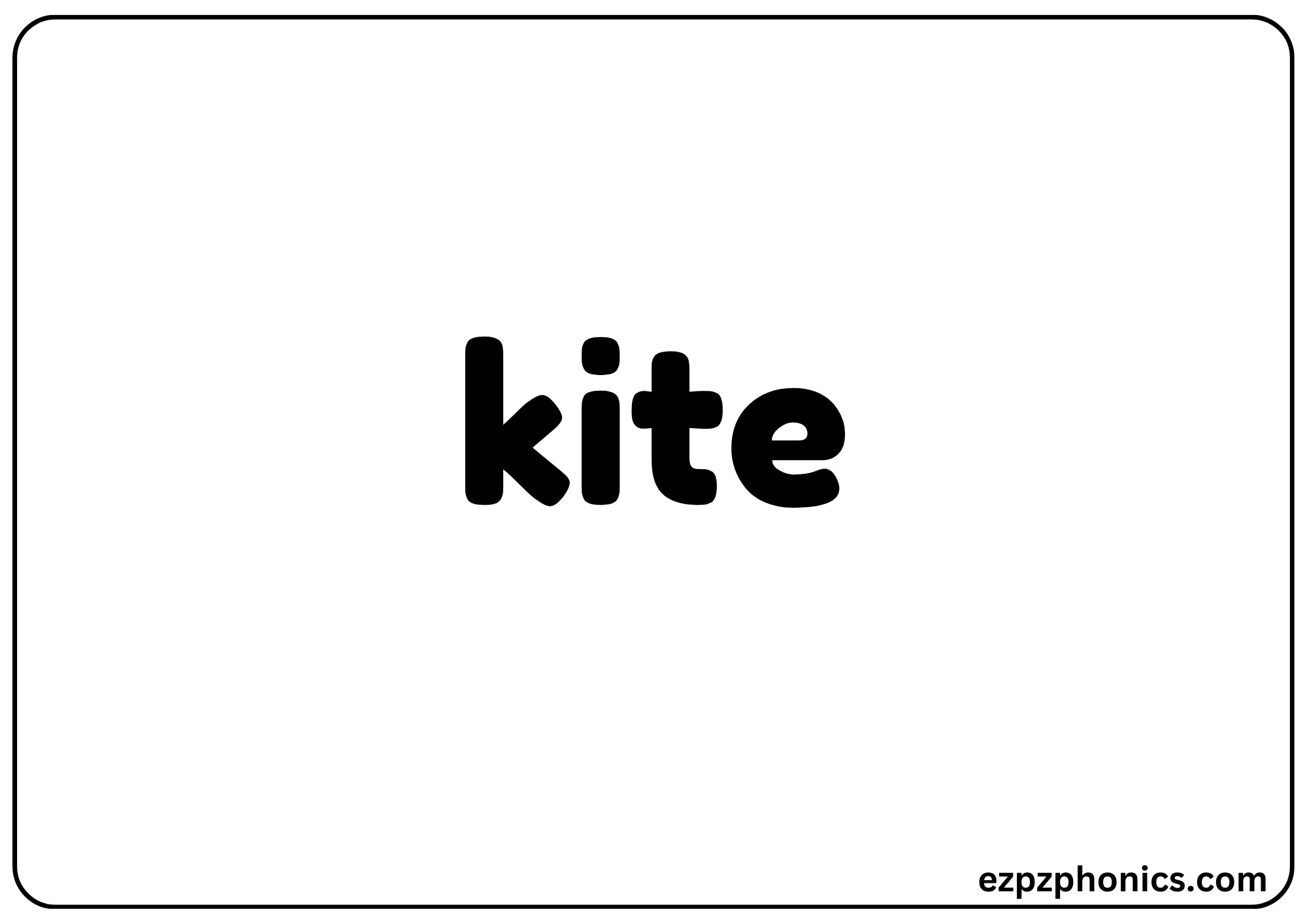 Letter K Free Kindergarten Phonics Alphabet Letter Sounds Flashcards ...