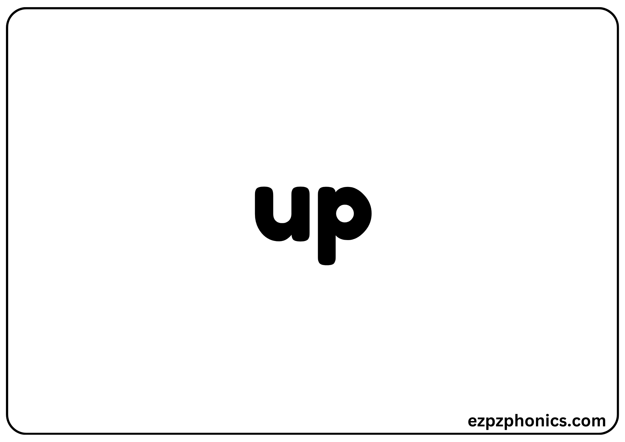 Letter U Free Kindergarten Phonics Alphabet Letter Sounds Flashcards ...