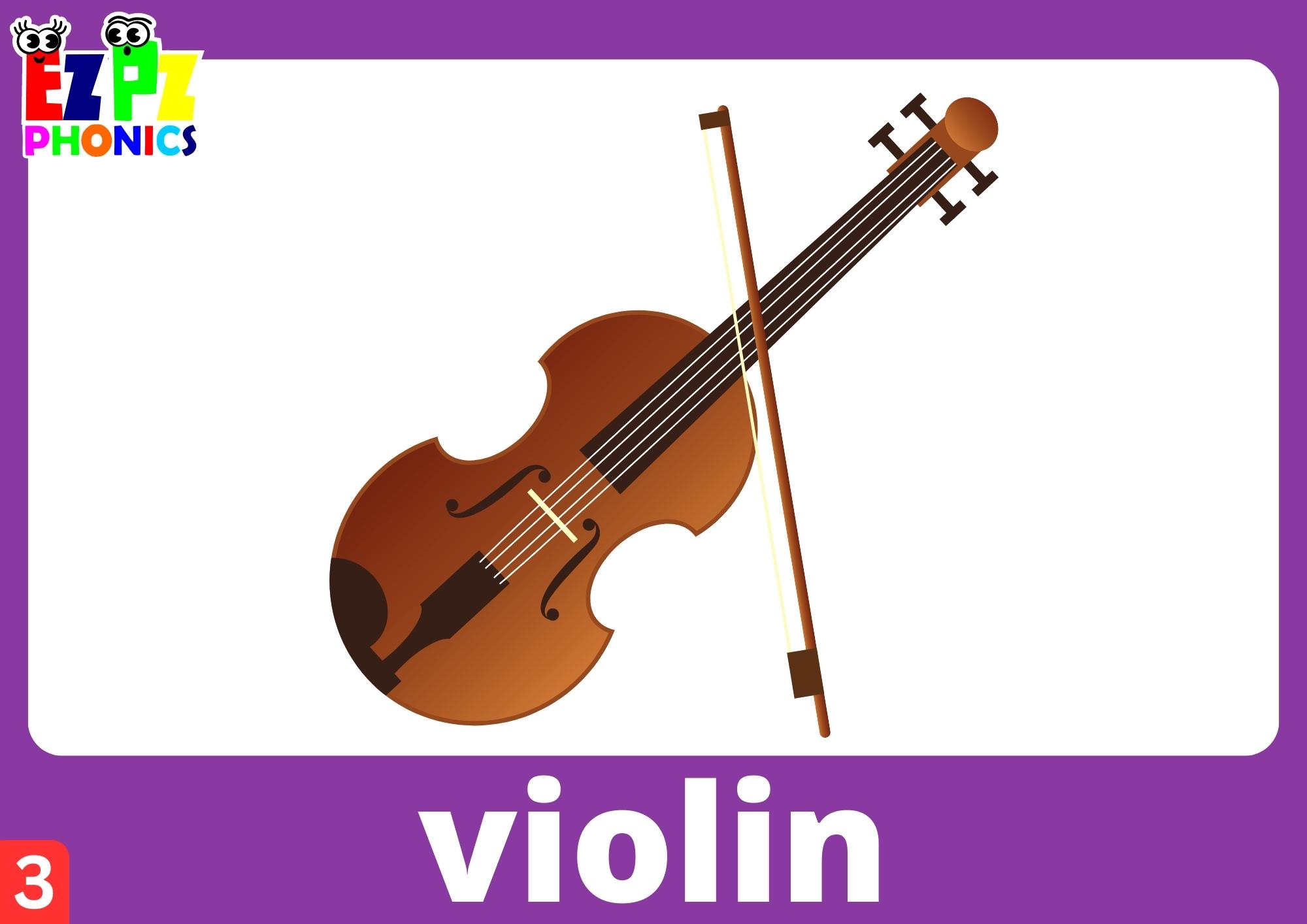 Letter V Words Phonics Flashcards with Images and Words Free Printable ...