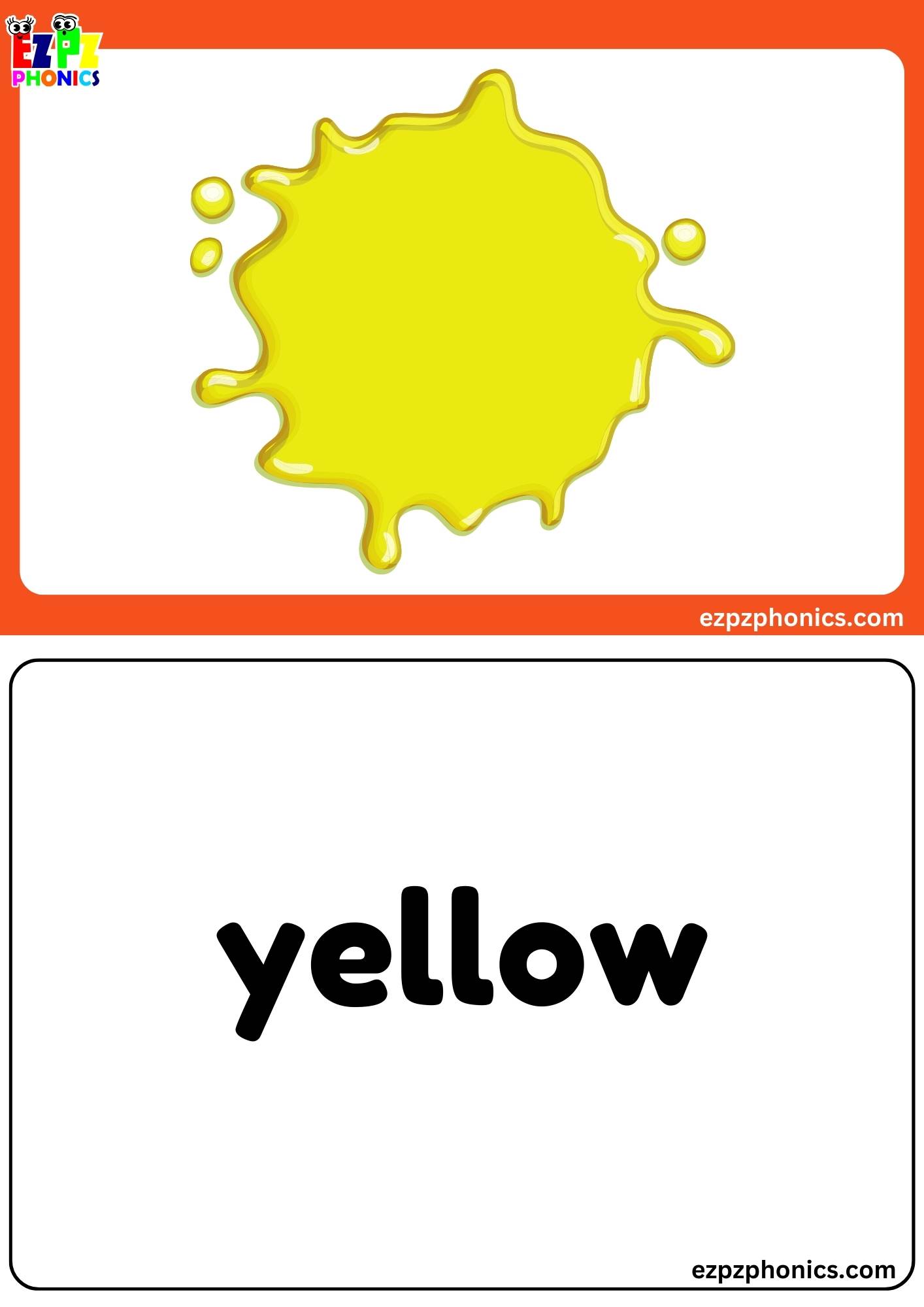 Letter Y Free Kindergarten Phonics Alphabet Letter Sounds Flashcards ...