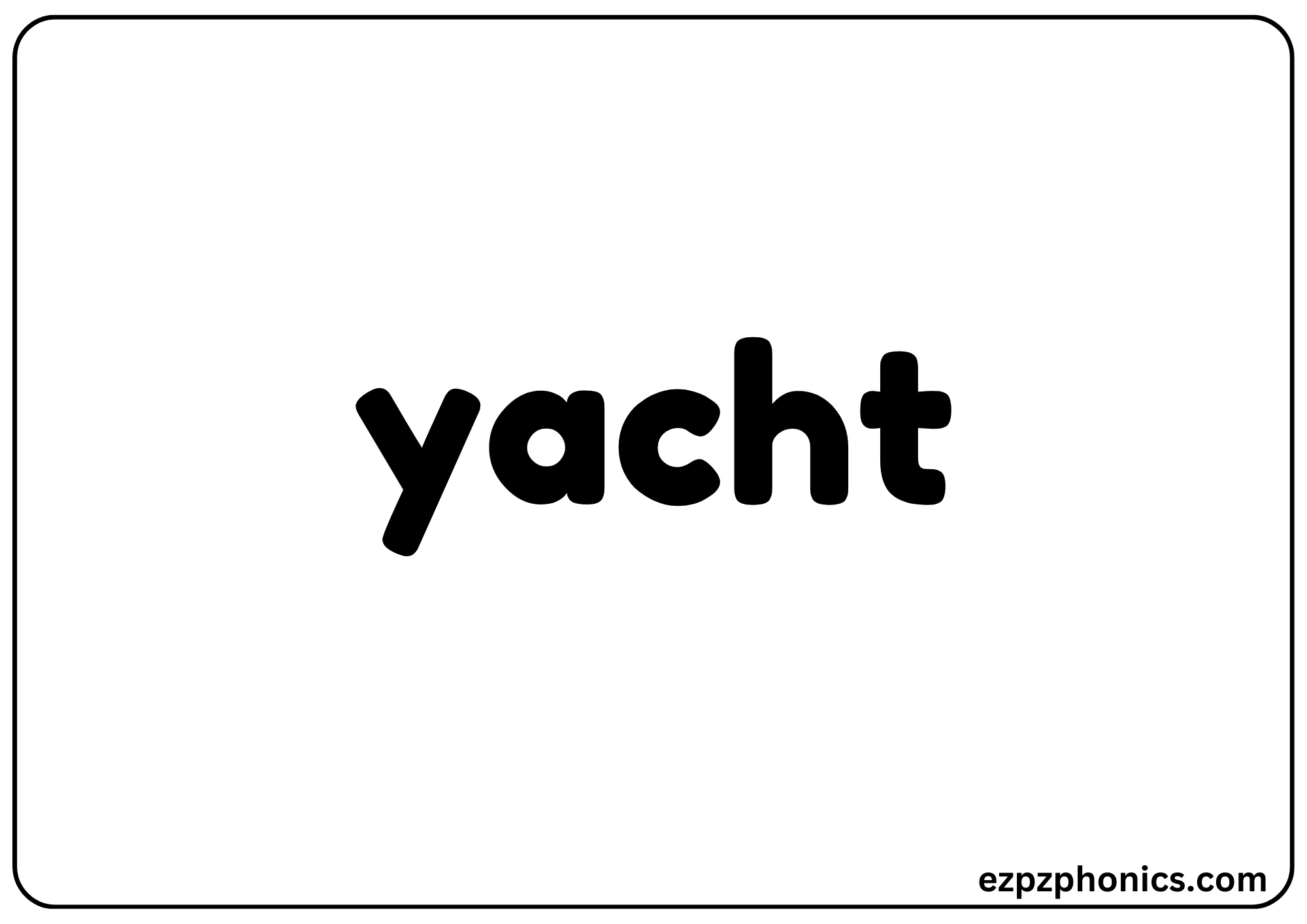 Letter Y Free Kindergarten Phonics Alphabet Letter Sounds Flashcards ...