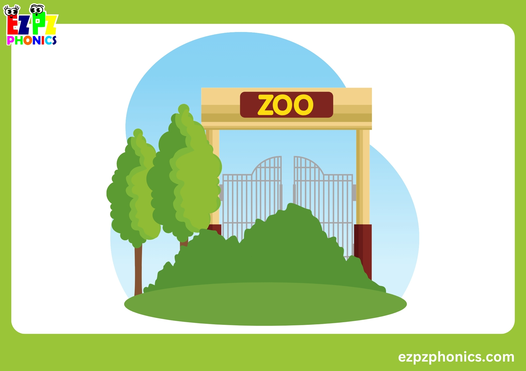 Letter Z Free Kindergarten Phonics Alphabet Letter Sounds Flashcards ...