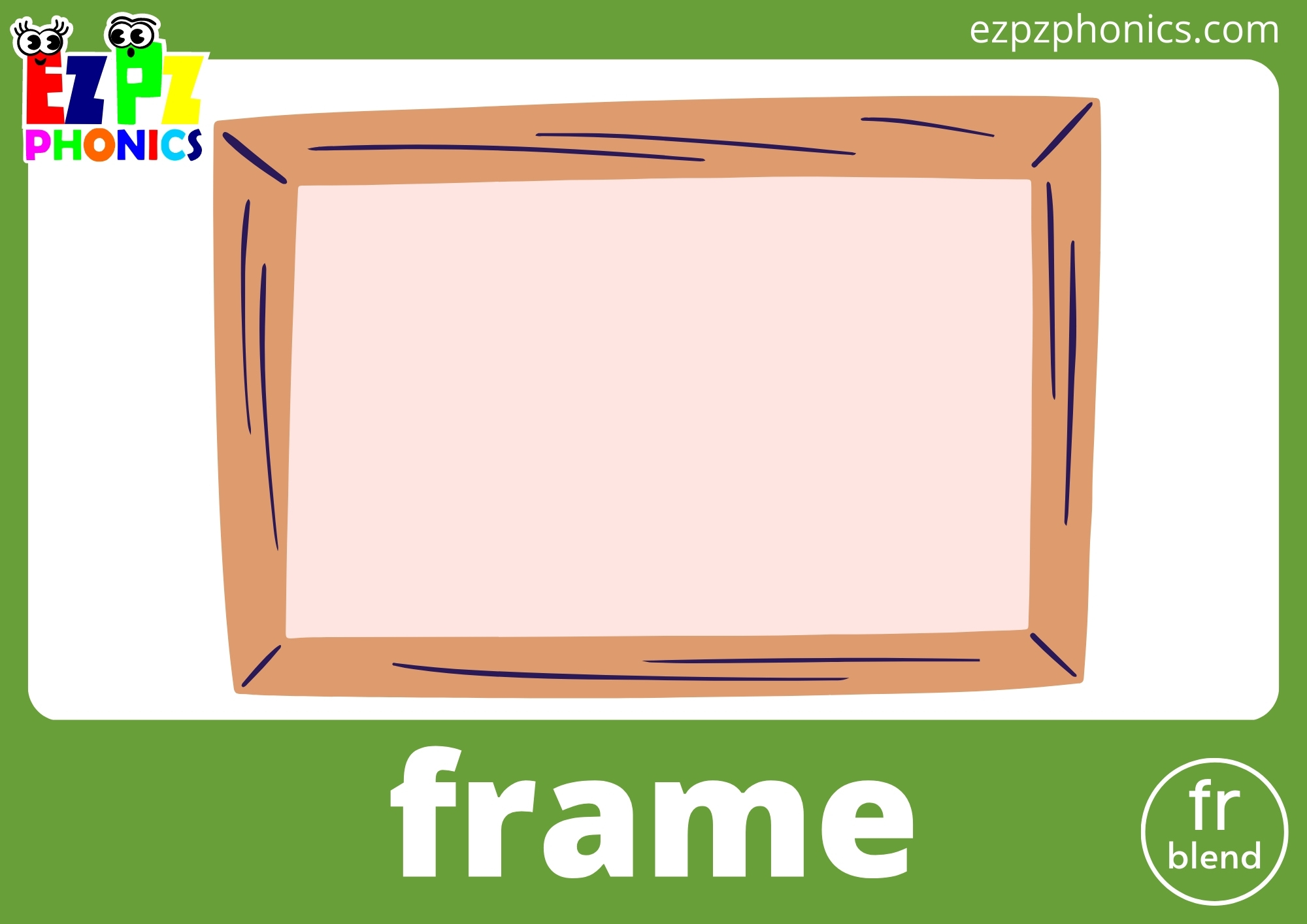 FR Blends Phonics Flashcards with Images and Words Download Free ...