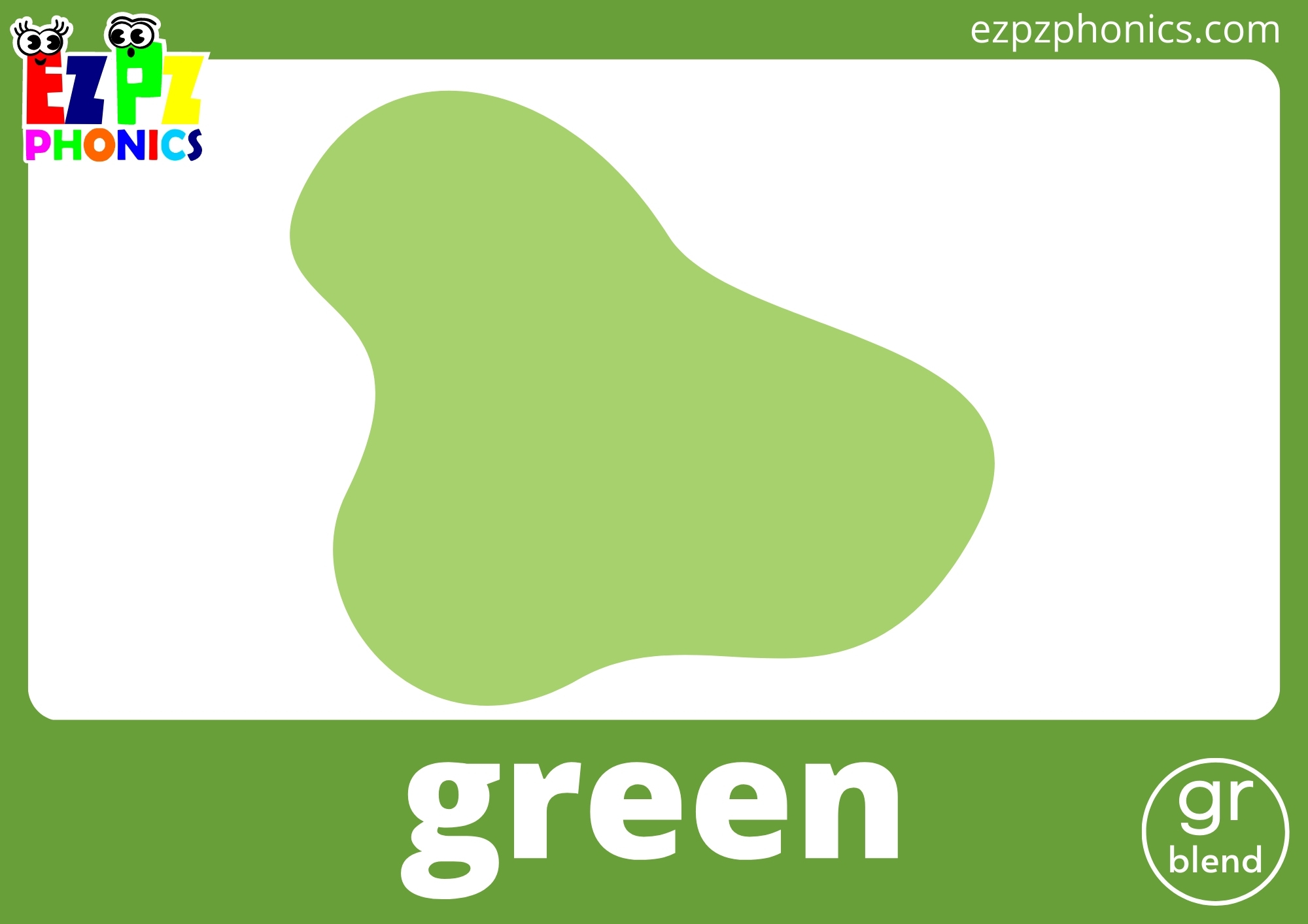 GR Blends Phonics Flashcards with Images and Words Download Free ...