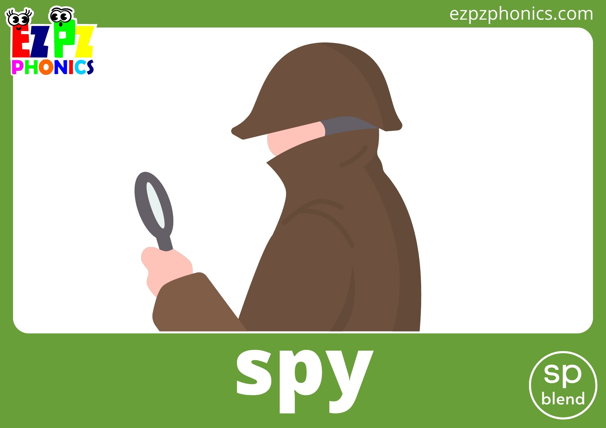 SP Blends Phonics Flashcards with Images and Words Download Free ...