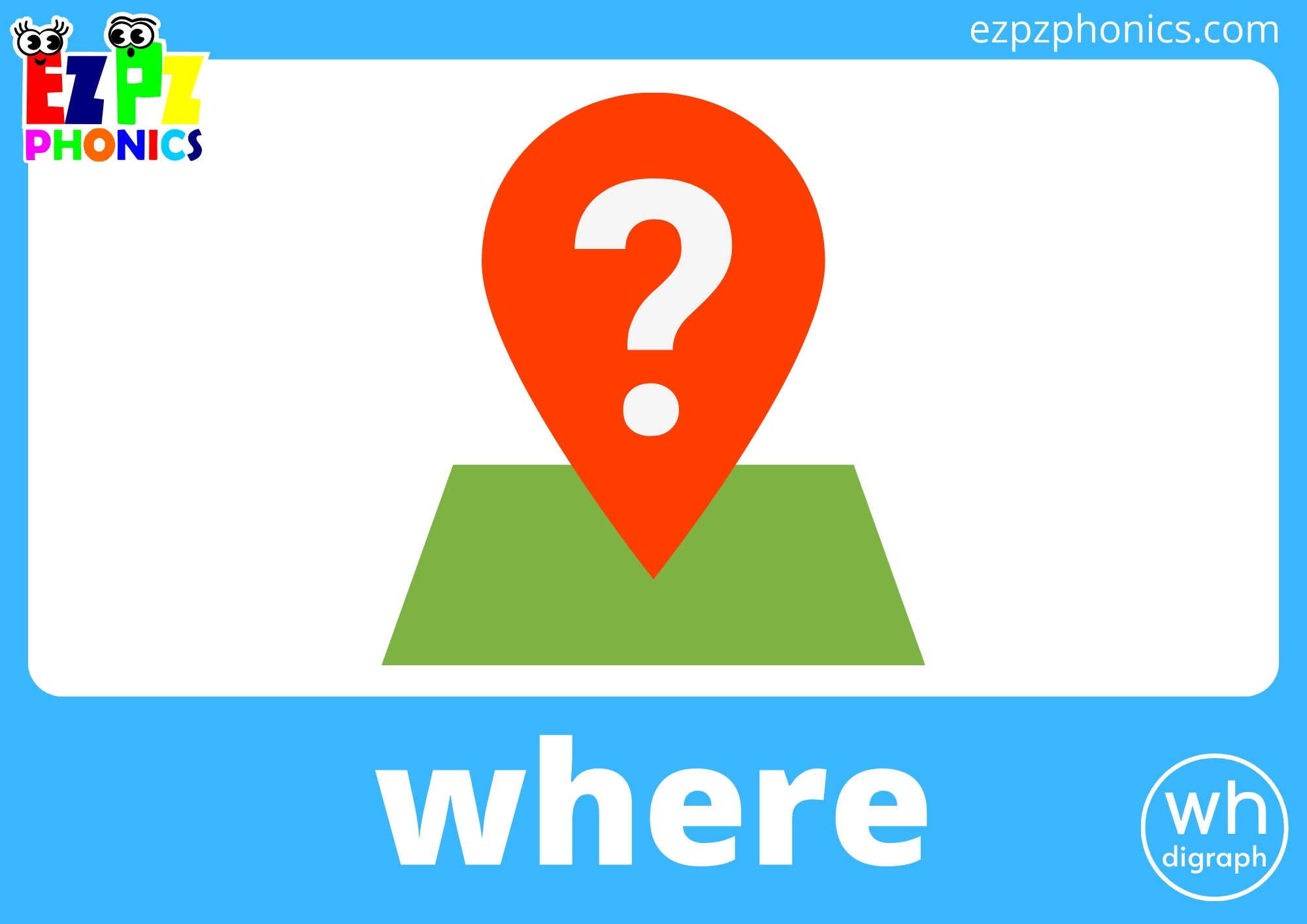 wh Digraph Flashcards - ezpzphonics.com