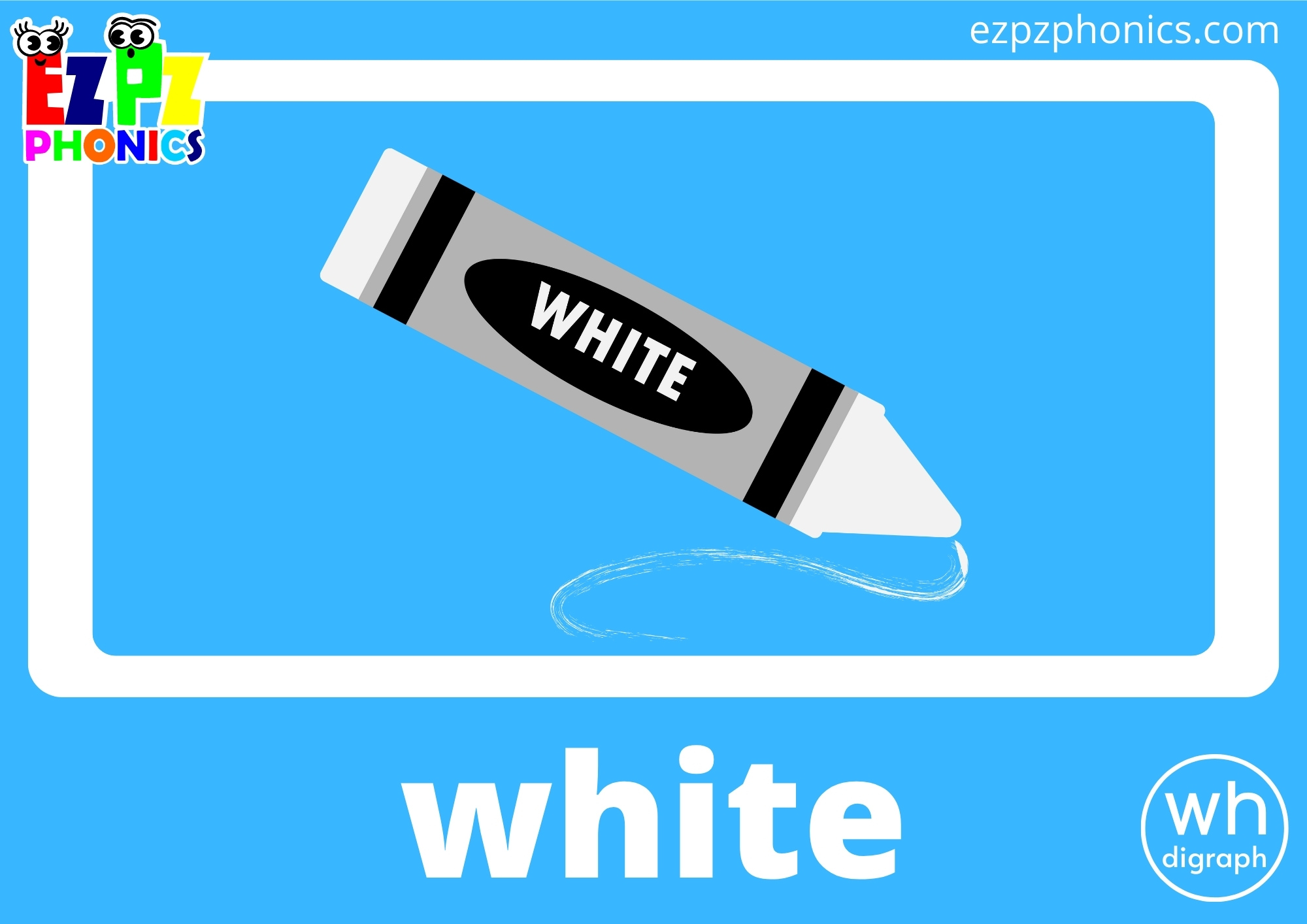 WH Digraphs Phonics Flashcards with Images and Words Download Free ...