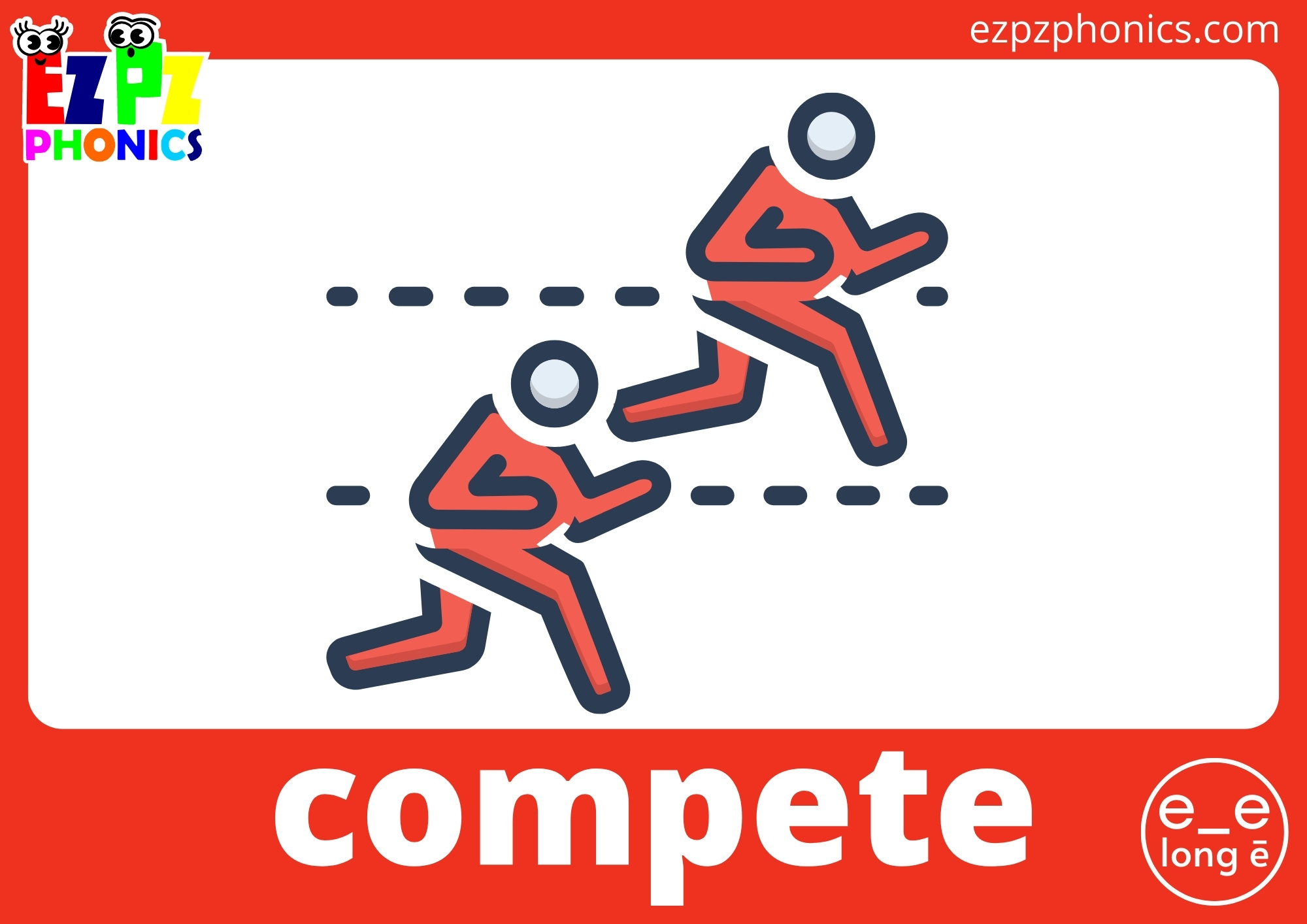 e e Words Long E Sounds Flaschcards - ezpzphonics.com