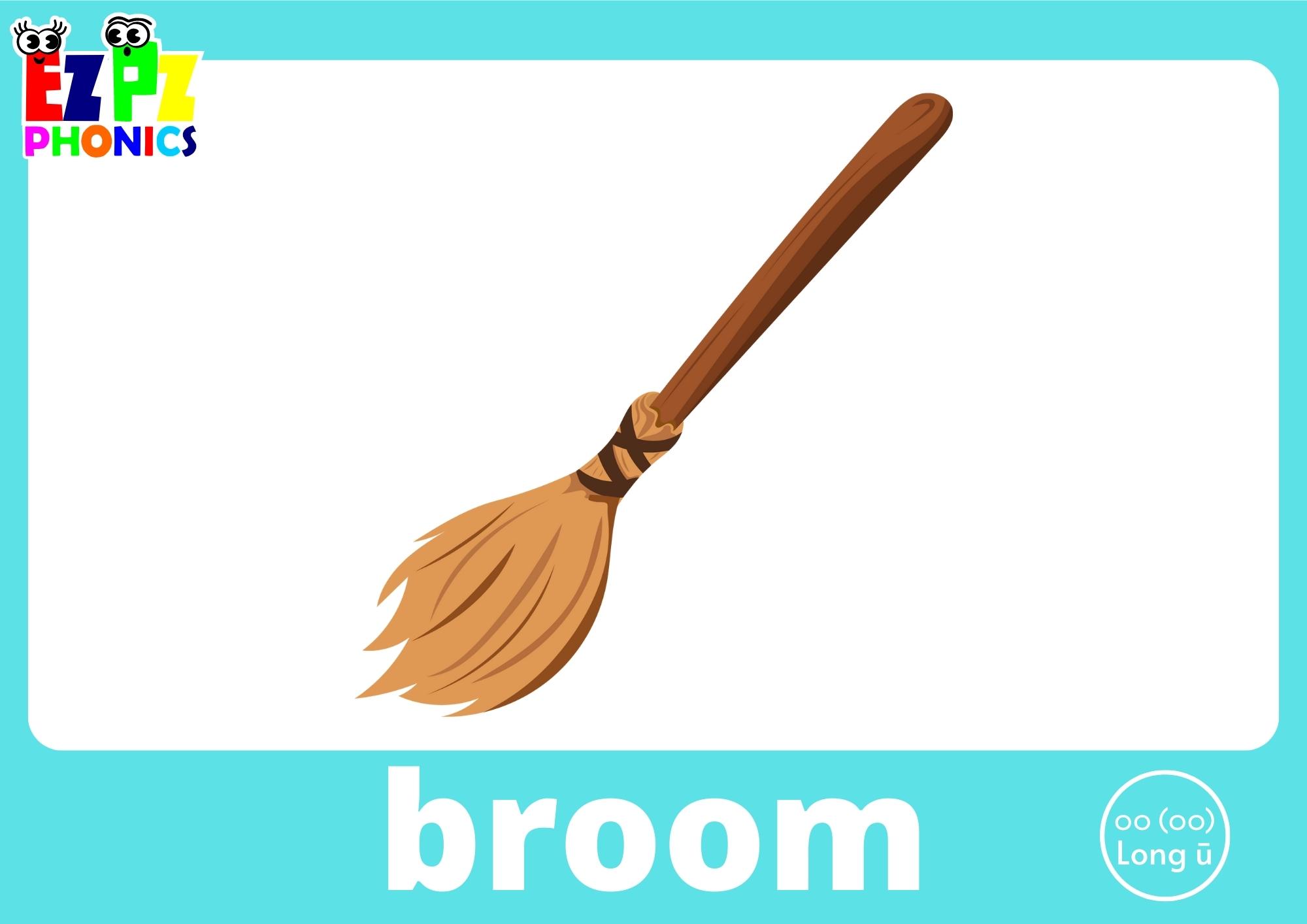 OO Words Long U (oo) Vowel Sound Flashcards with Images and Words ...