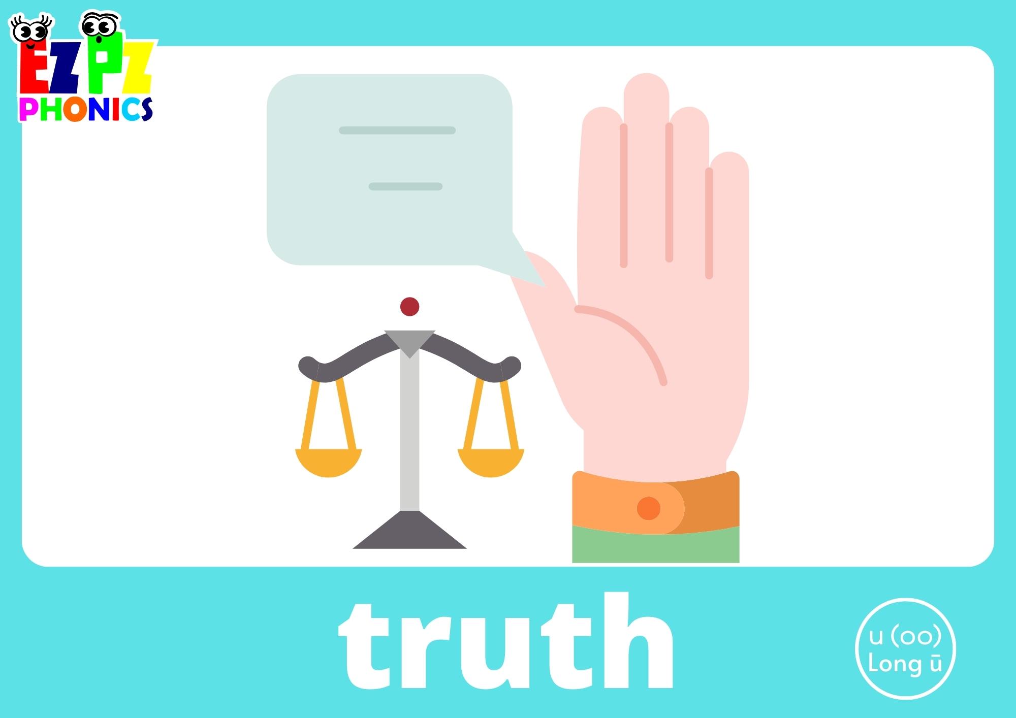 U Words Long U (oo) Vowel Sound Flashcards with Images and Words ...