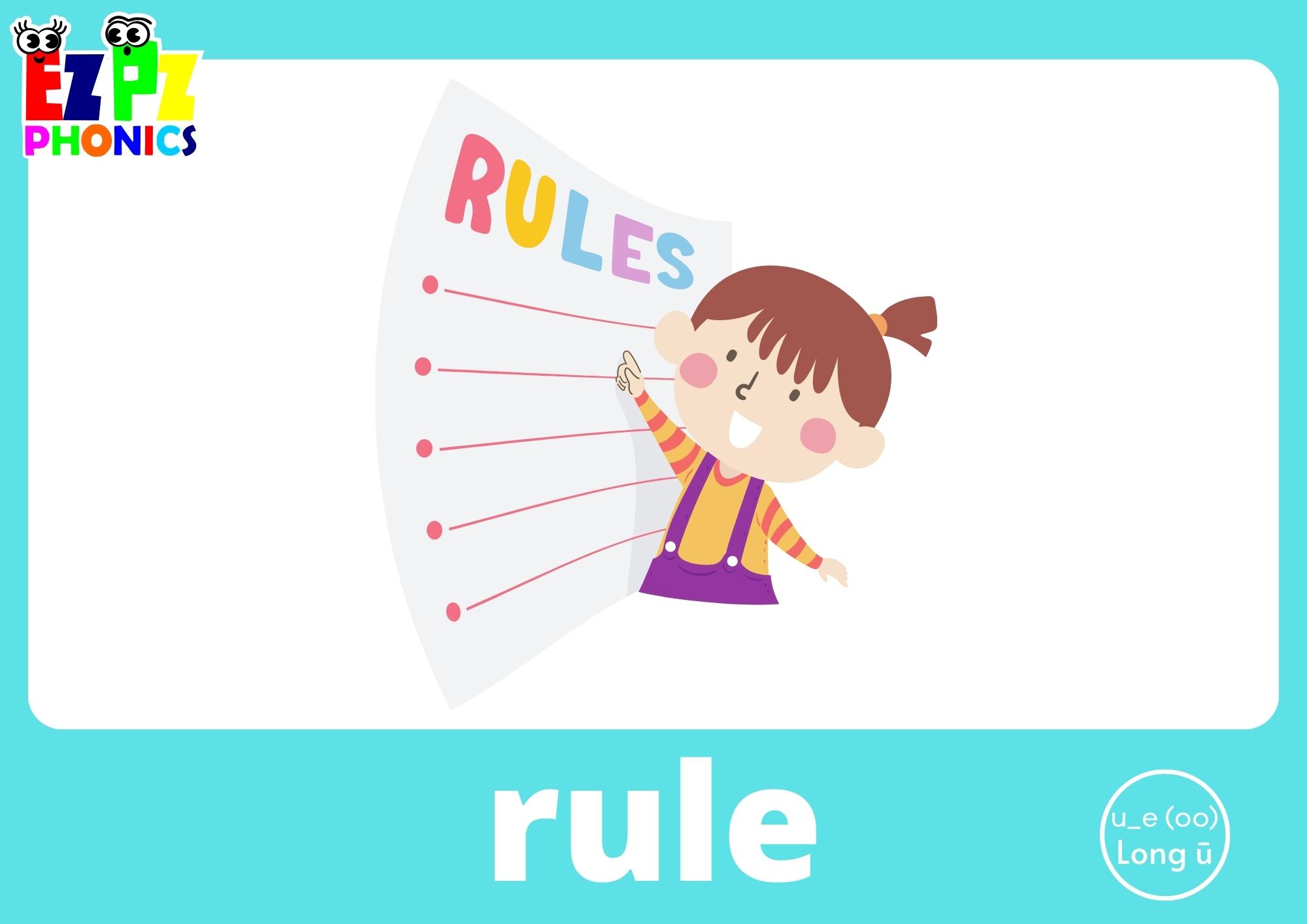 U-E Words Long U (oo) Vowel Sound Flashcards with Images and Words ...