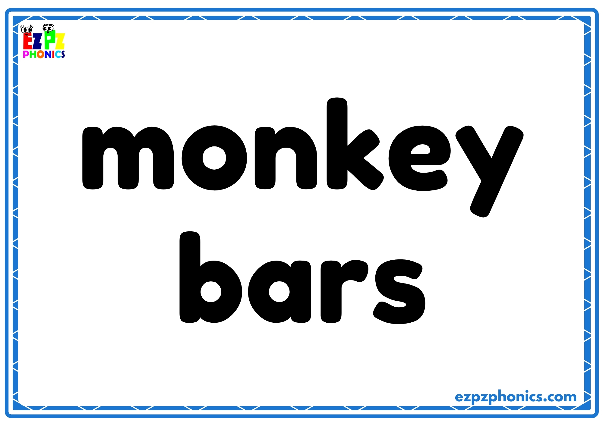 Playground Flashcards With Words on the Back – Fun Vocabulary Building ...