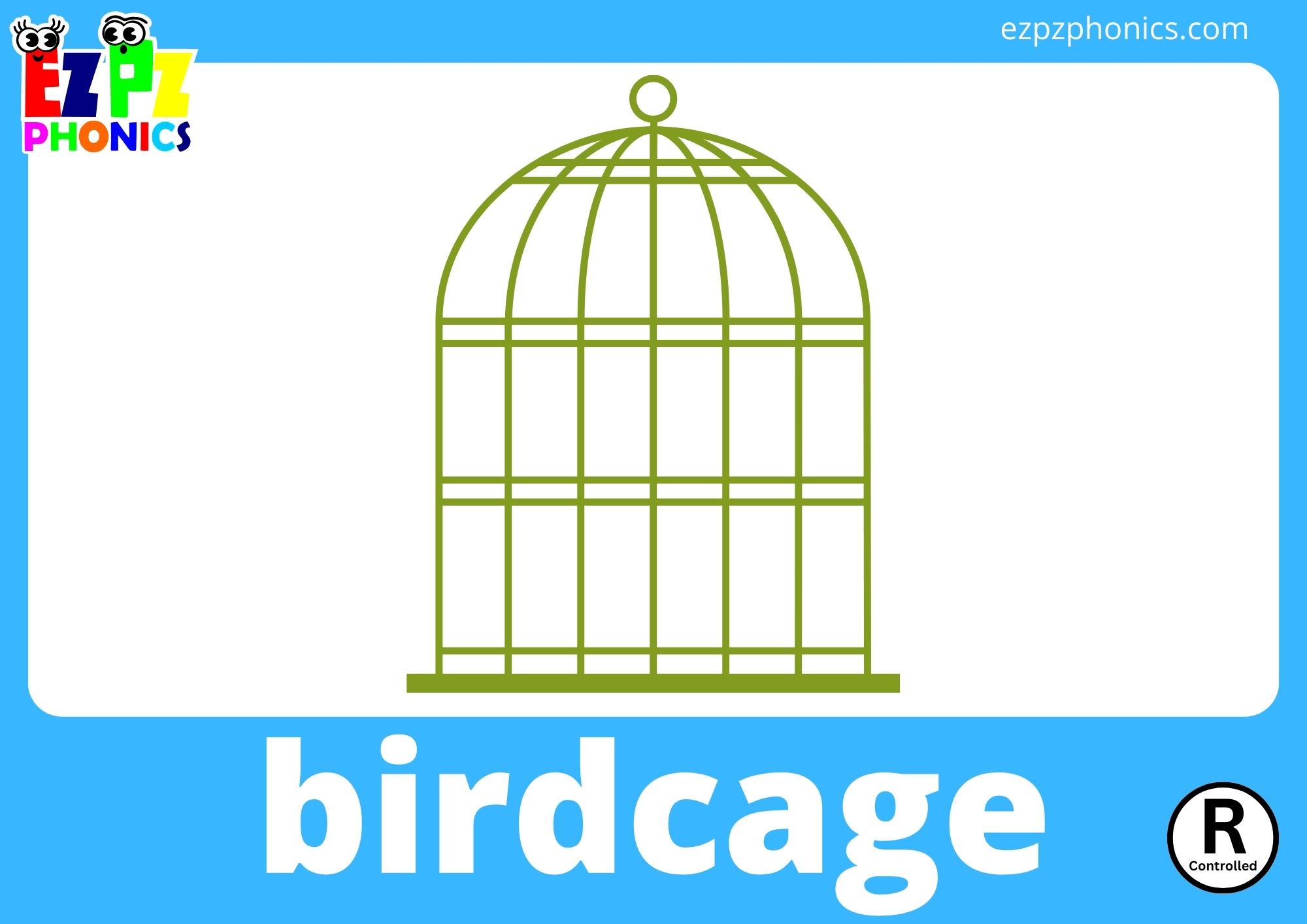 ir Two Syllable R-Controlled Words Phonics Flashcards with Images and ...