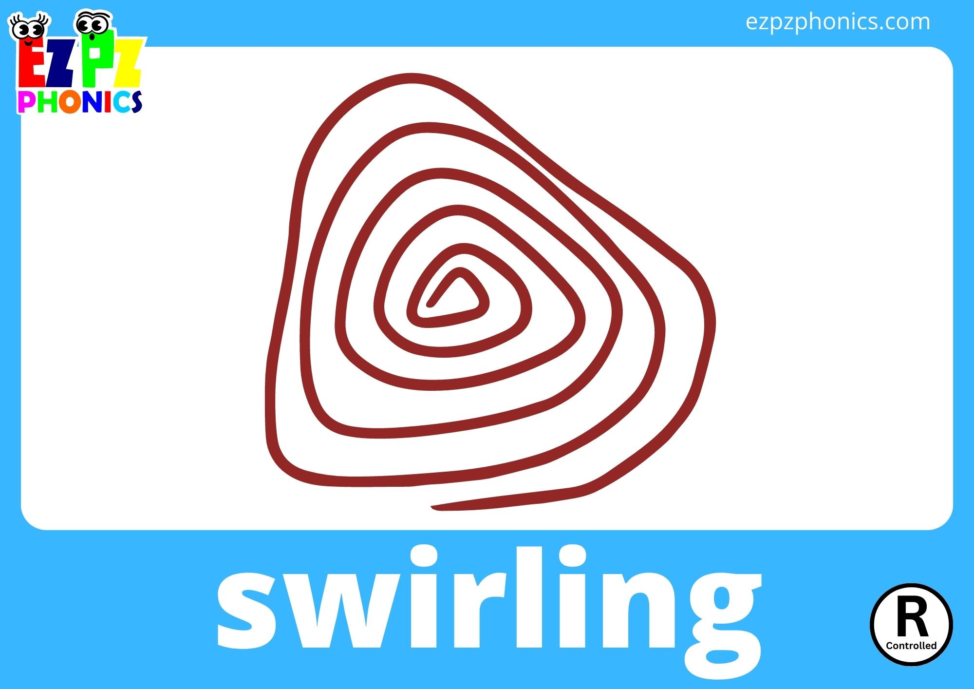 ir Two Syllable R-Controlled Words Phonics Flashcards with Images and ...