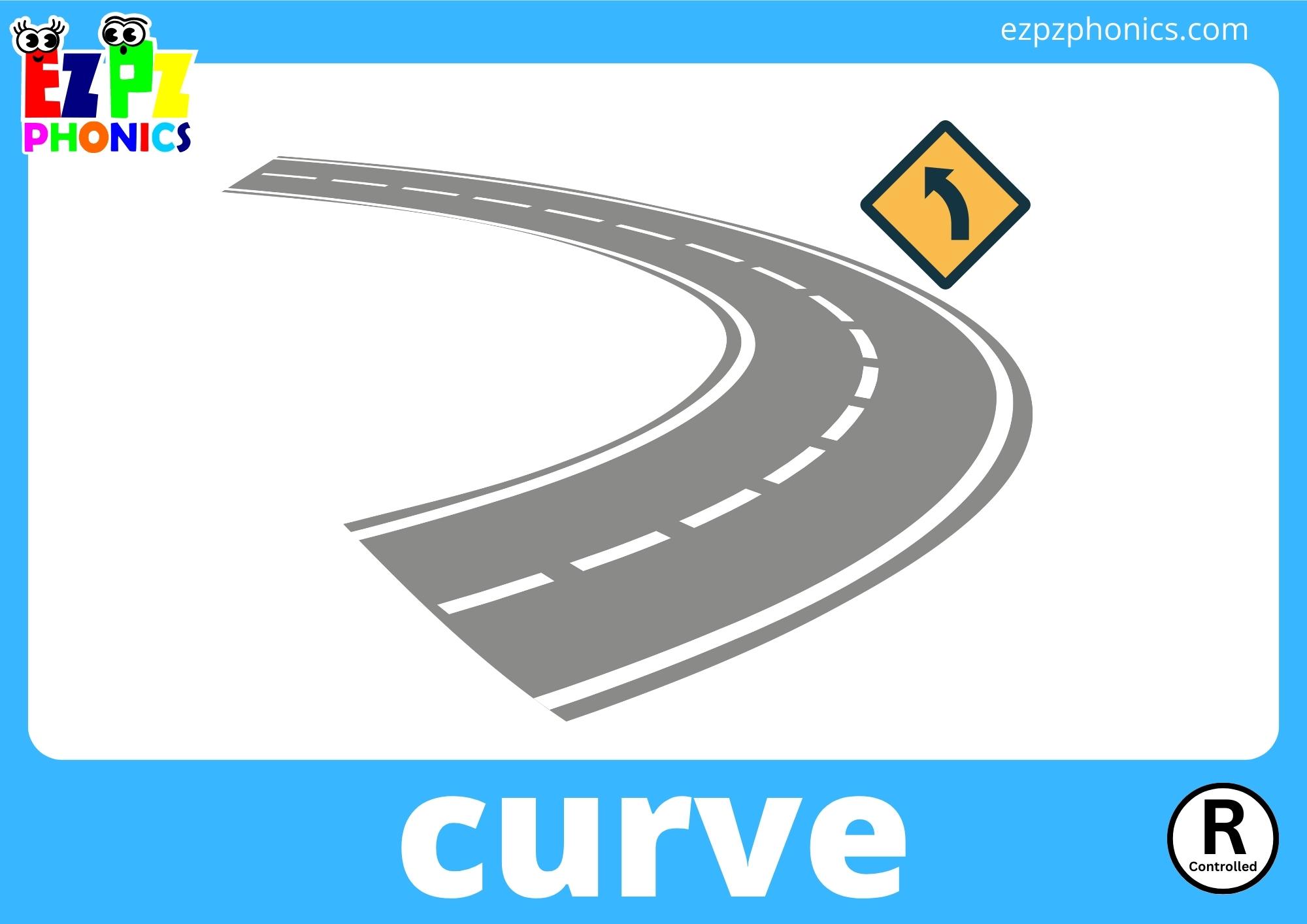 ur One Syllable R-Controlled Words Phonics Flashcards with Images and ...