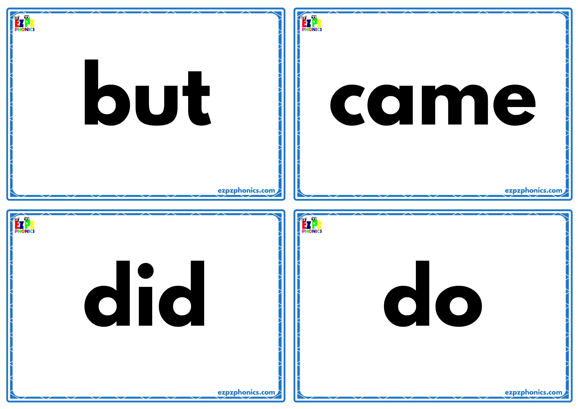 Dolch Kindergarten Sight Word Flashcards 52 High Frequency Words PDF ...