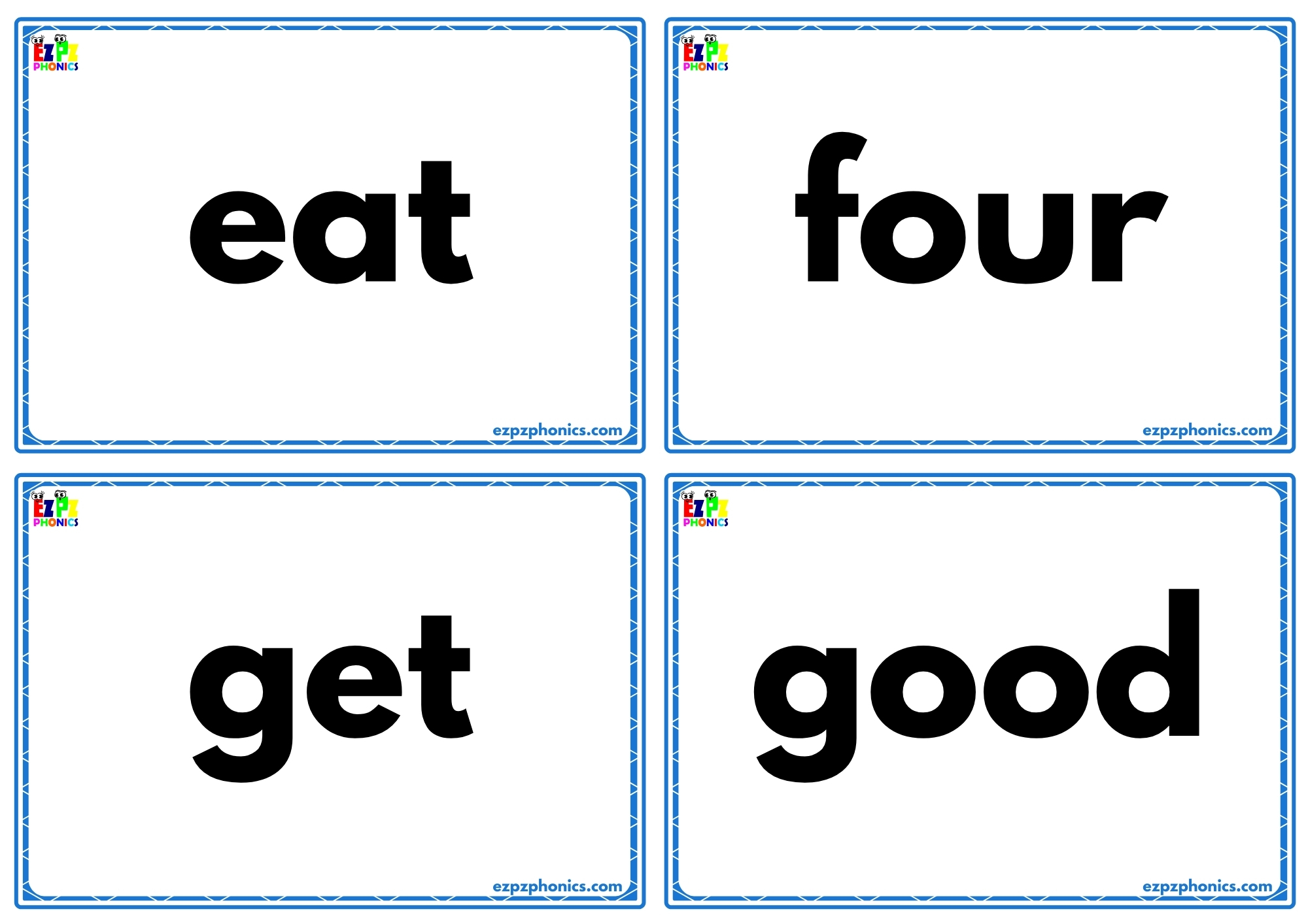 Dolch Kindergarten Sight Word Flashcards 52 High Frequency Words PDF ...