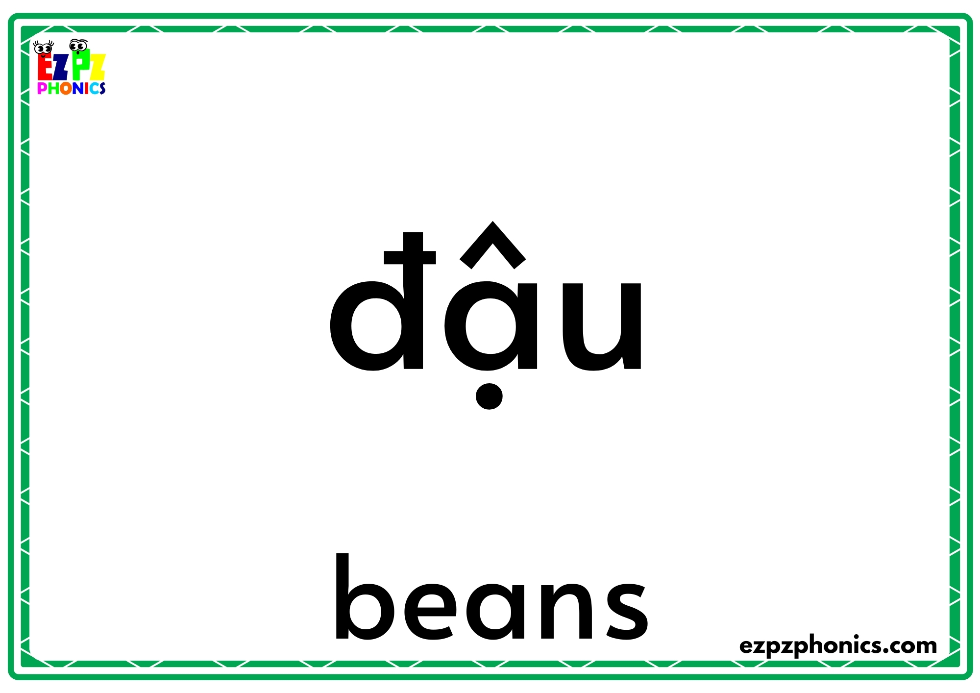 Vegetables Vietnamese and English Language Flashcards flashcard rau củ ...