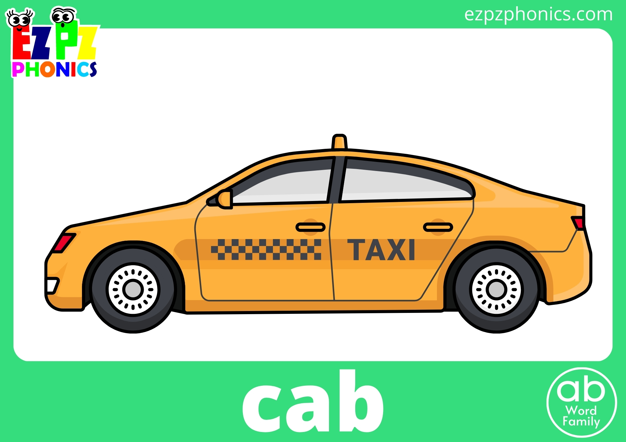 AB Word Family Flashcards - ezpzphonics.com