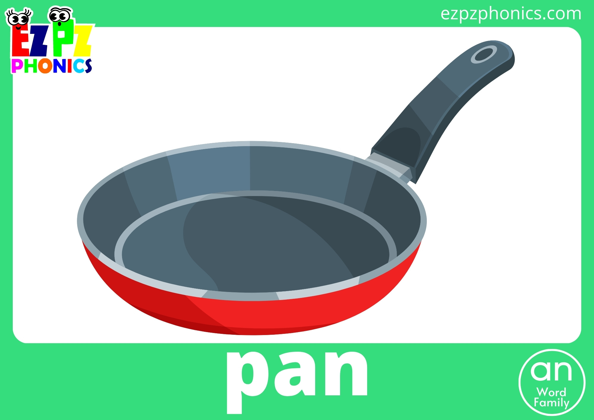 an Word Family Flashcards - ezpzphonics.com