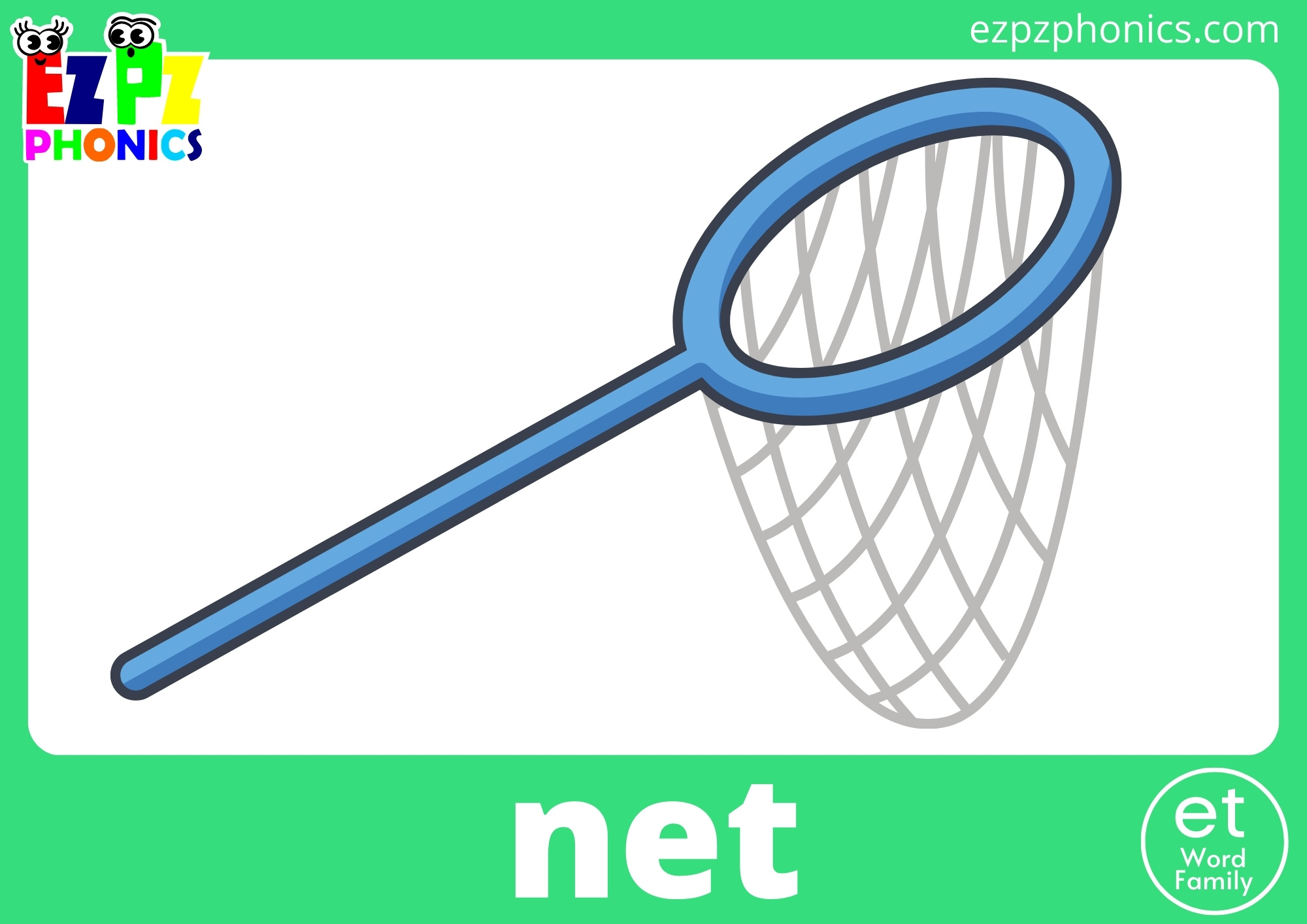 ET Word Family Full Page Flashcards With Words Free PDF Download or ...