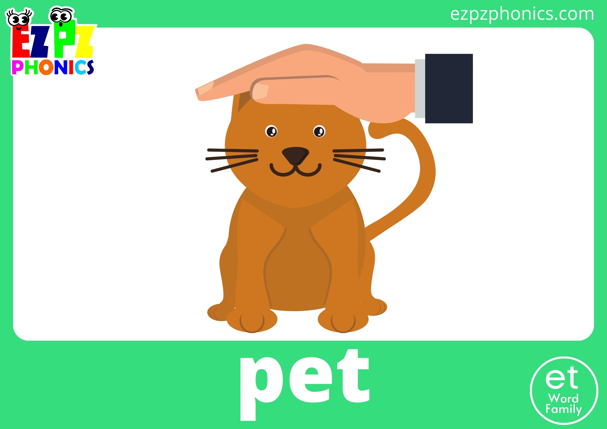 ET Word Family Full Page Flashcards With Words Free PDF Download or ...