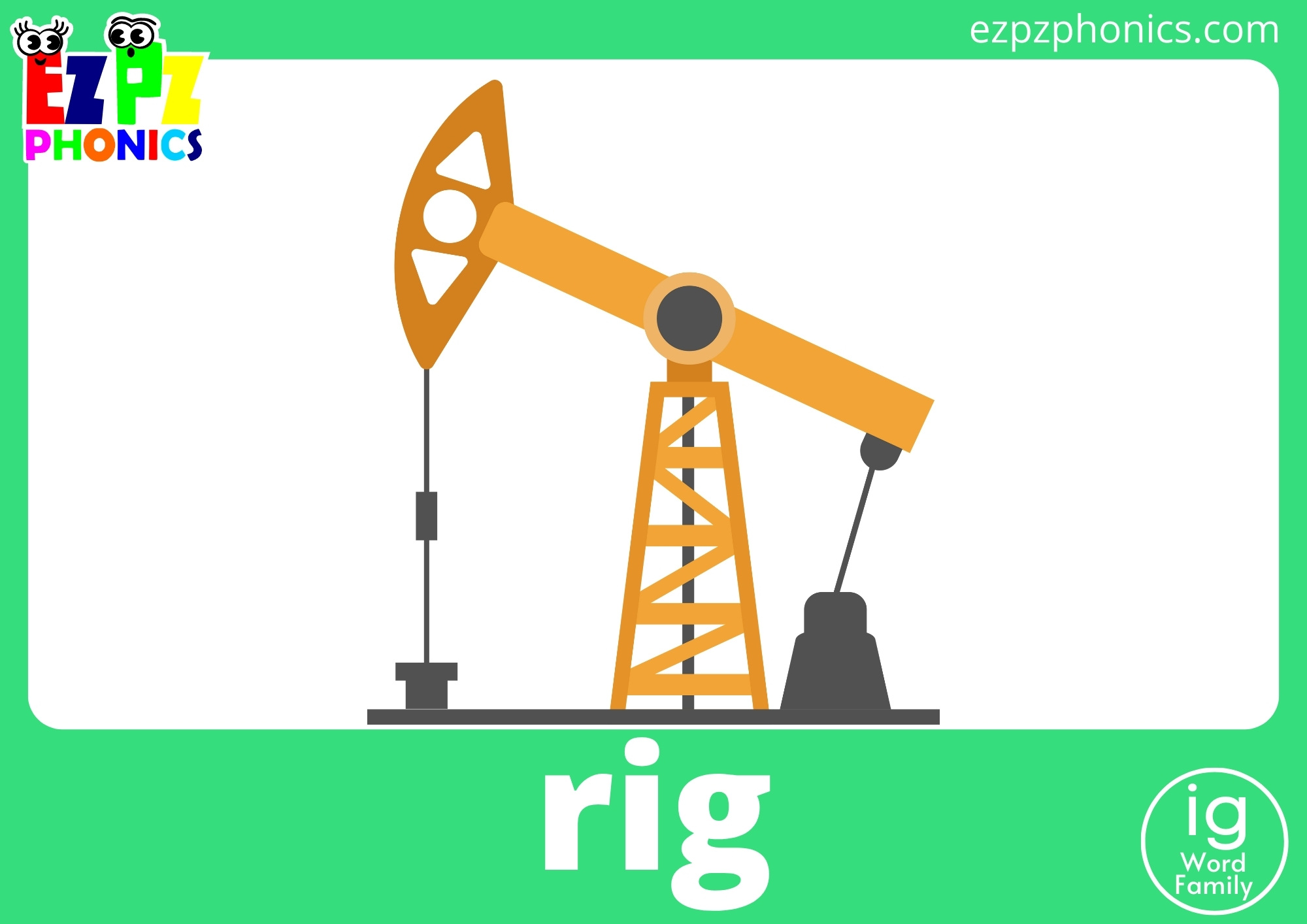 ig Word Family Flashcards - ezpzphonics.com