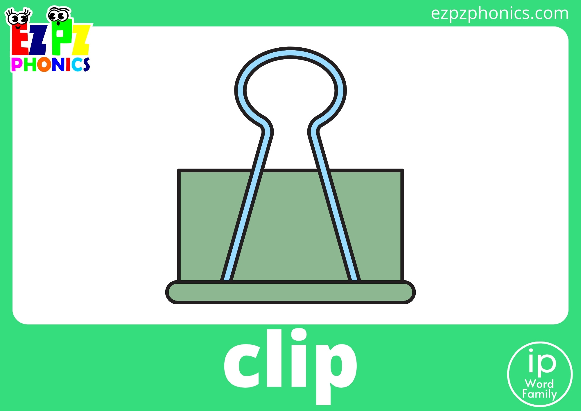 ip Word Family Flashcards - ezpzphonics.com