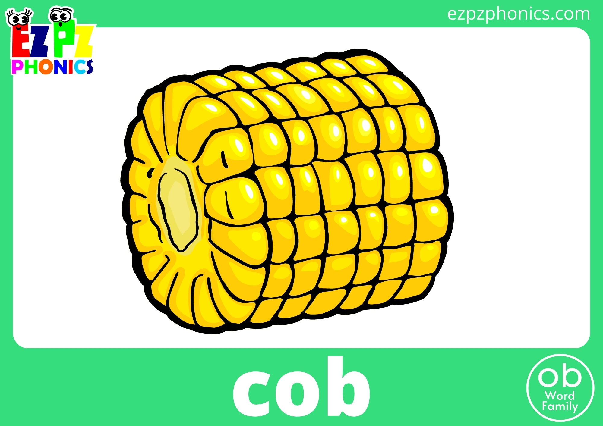 ob Word Family Flashcards - ezpzphonics.com