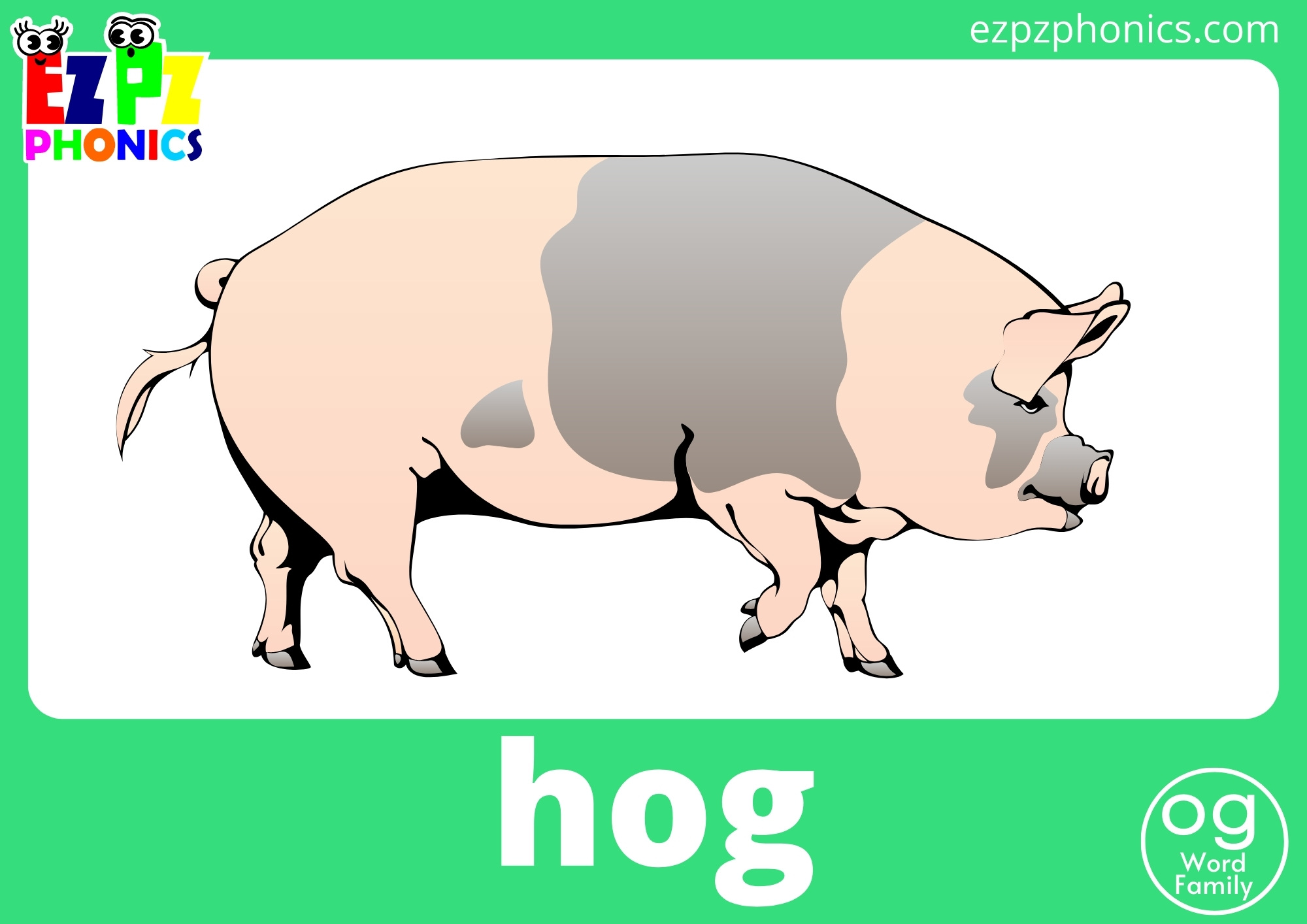 og Word Family Flashcards - ezpzphonics.com