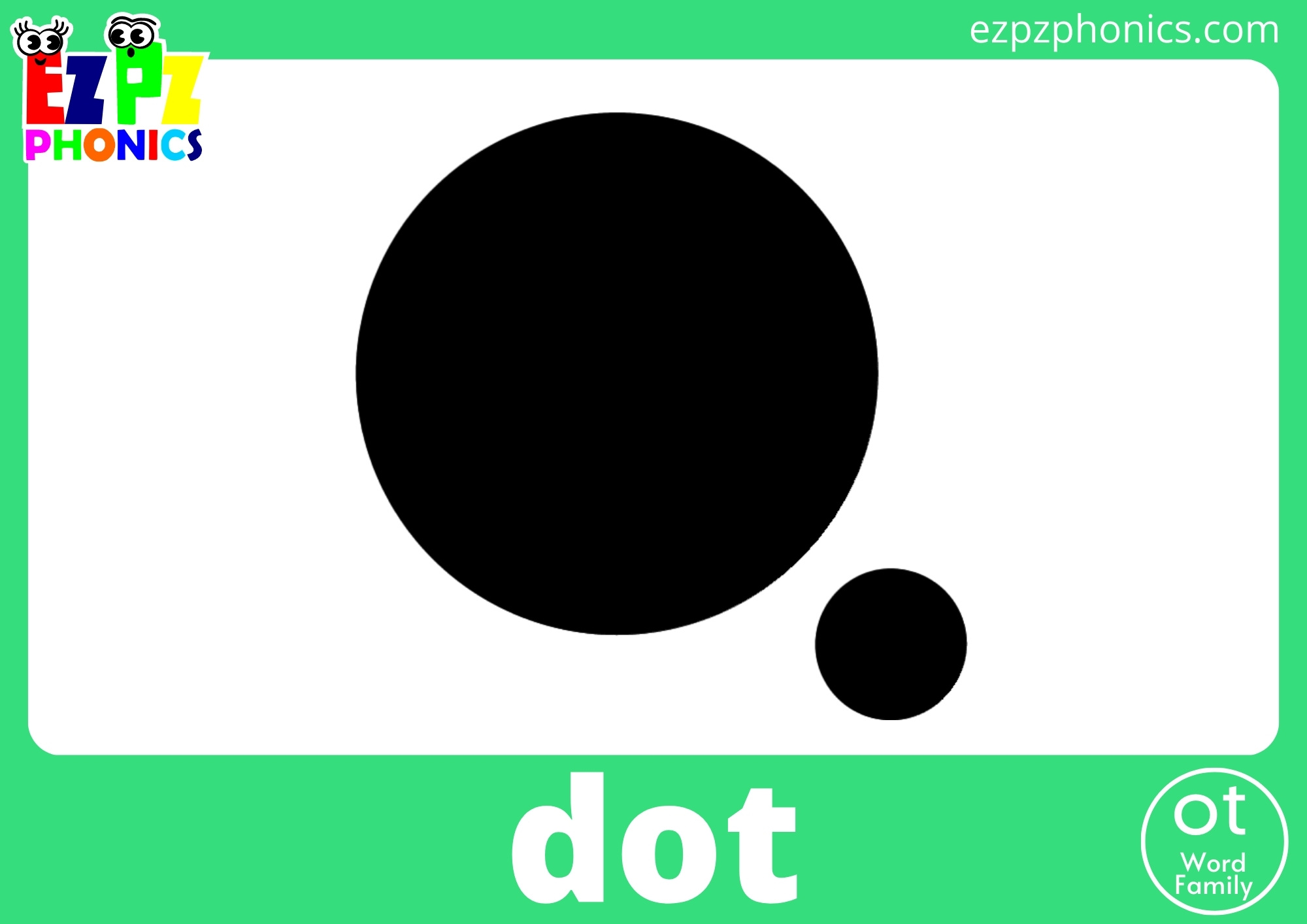 ot Word Family Flashcards - ezpzphonics.com