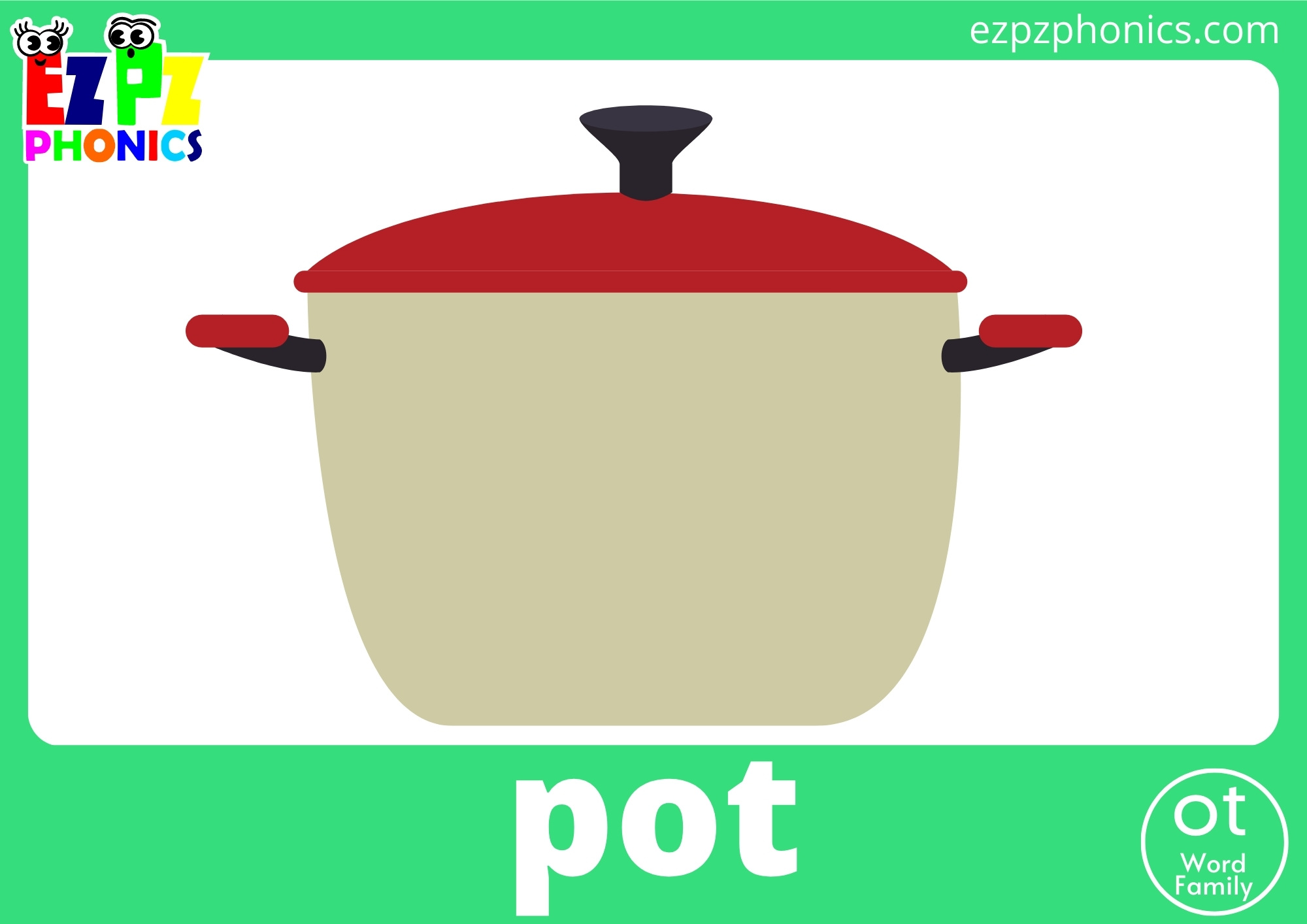 ot Word Family Flashcards - ezpzphonics.com