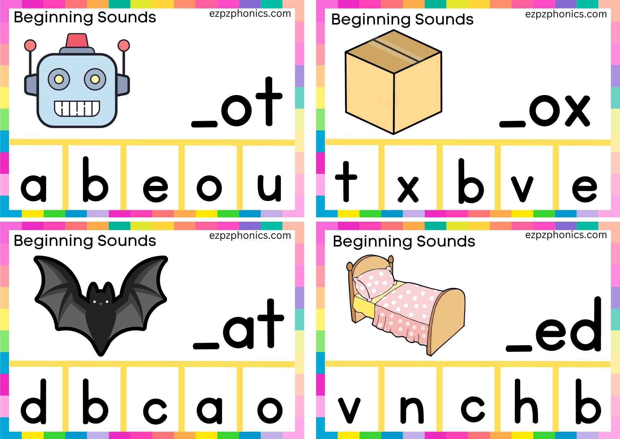 Letter B Finish The Word And Clip The Correct Letter Card 2 ...