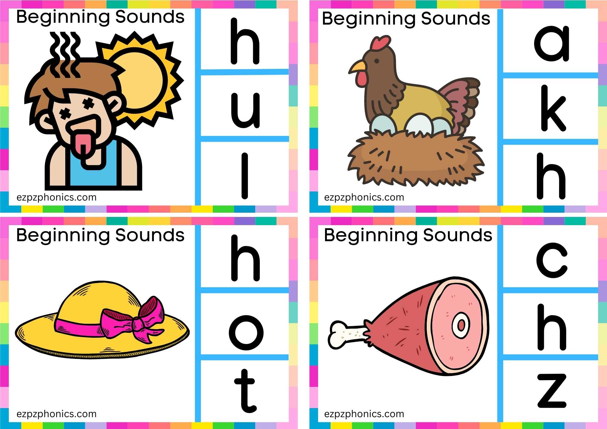 Letter H Look At The Image And Clip The Correct Letter Clip Group 1 ...