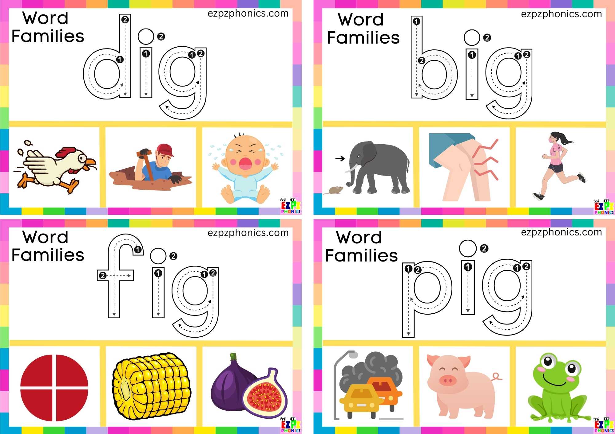 ig Word Family - ezpzphonics.com