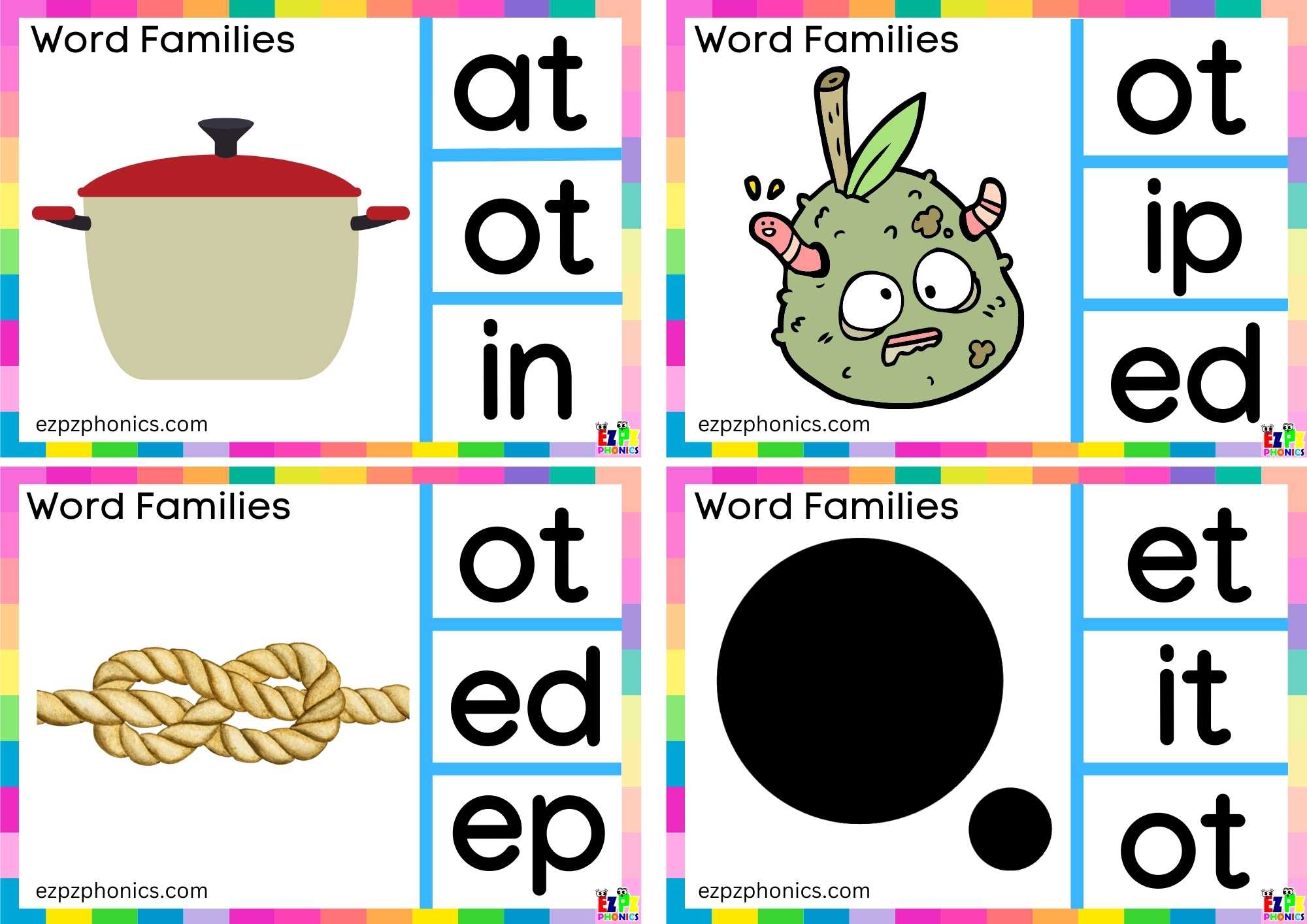 ot Word Family - ezpzphonics.com