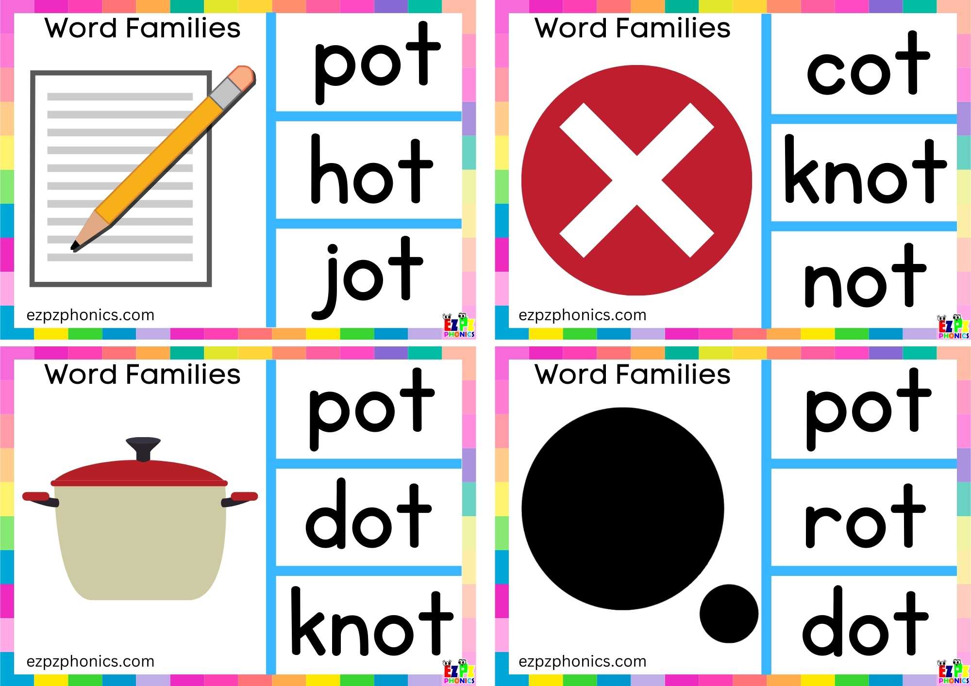 Look at the image and clip the correct word Clip cards group 2 Word ...